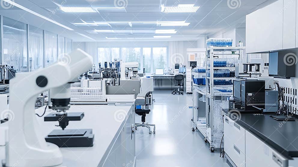 A Modern Biotechnology Lab Equipped with Advanced Robotic Systems and ... A Modern Biotechnology Lab Equipped with Advanced Robotic Systems and ...