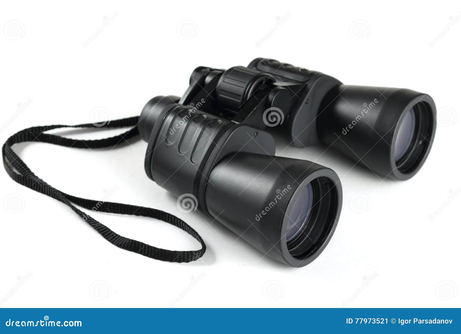 Modern black binoculars stock image. Image of look, measure - 77973521