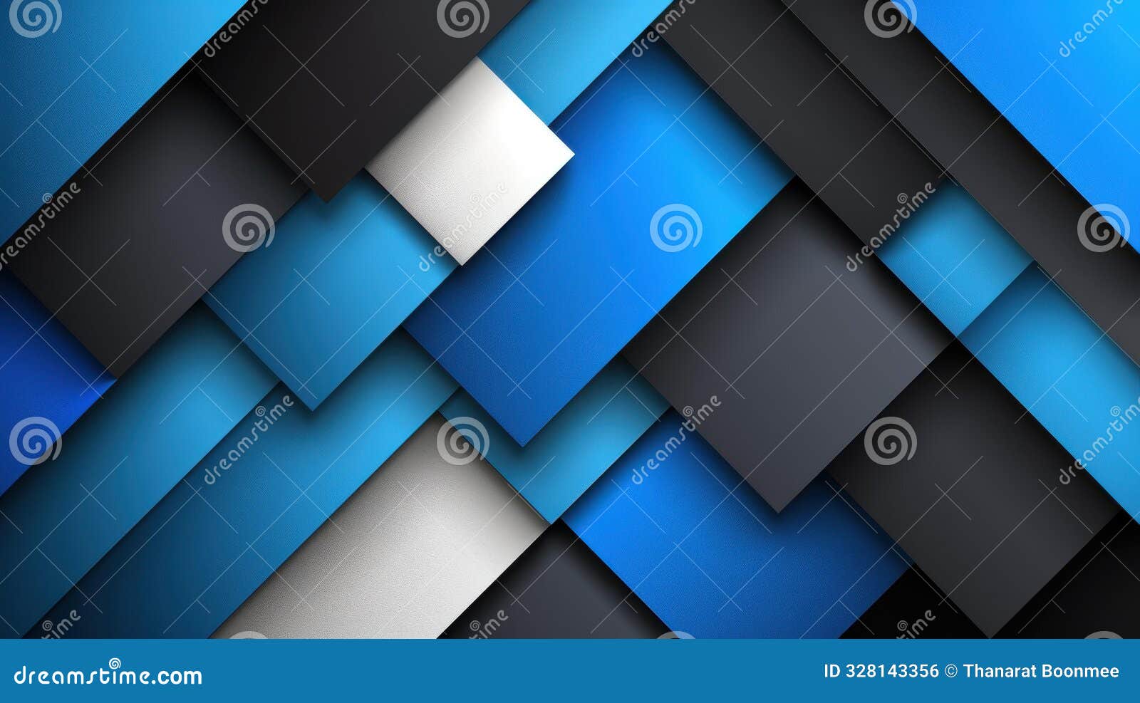 Modern Black, Blue, Silver Gradient with Metallic Texture and Diagonal ...