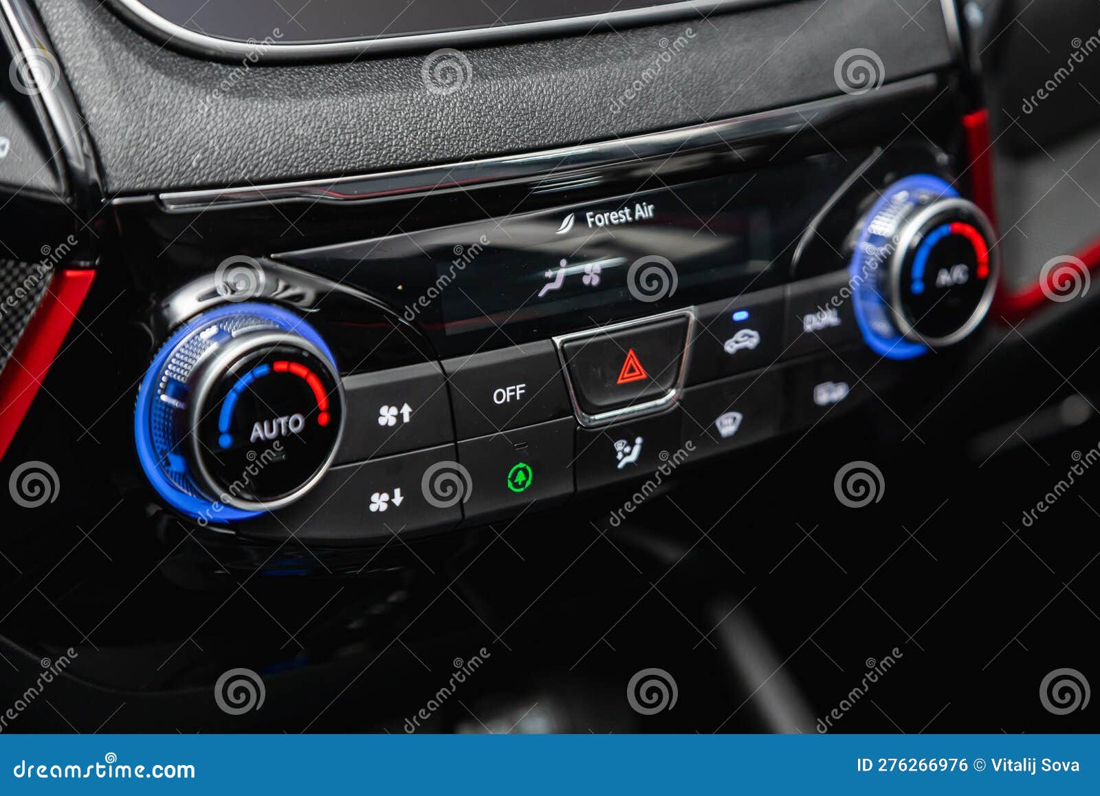 Close up of modern car stock photo. Image of inside - 276266976