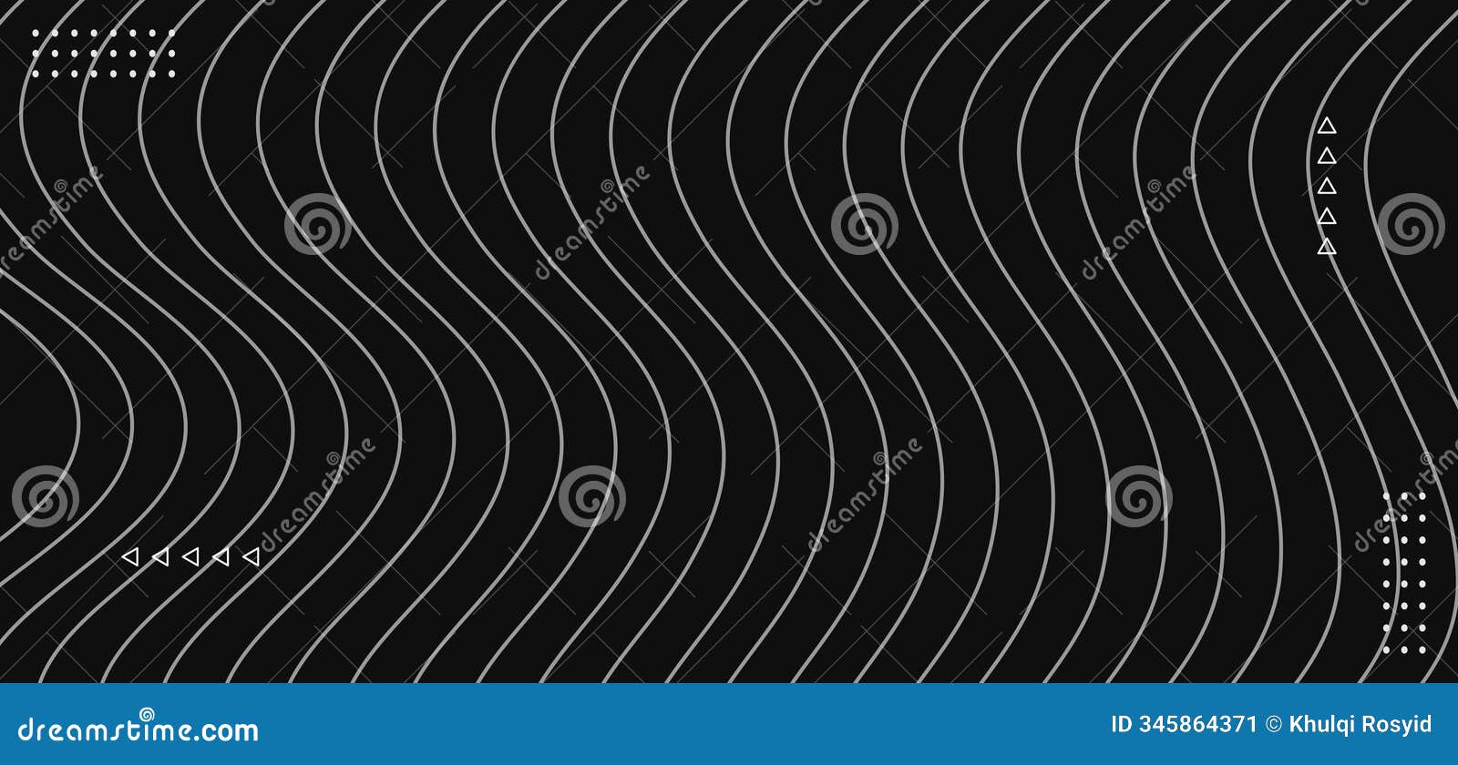 Modern Black and Light Wavy Lines Abstract Background.Vector Stock ...