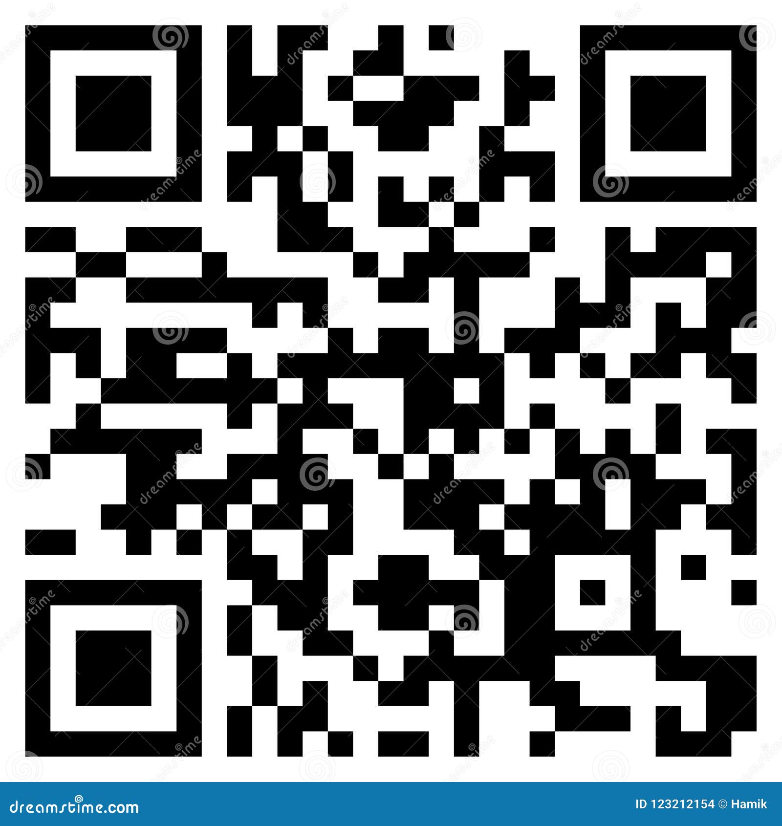 Modern QR code stock vector. Illustration of scan, pattern - 123212154