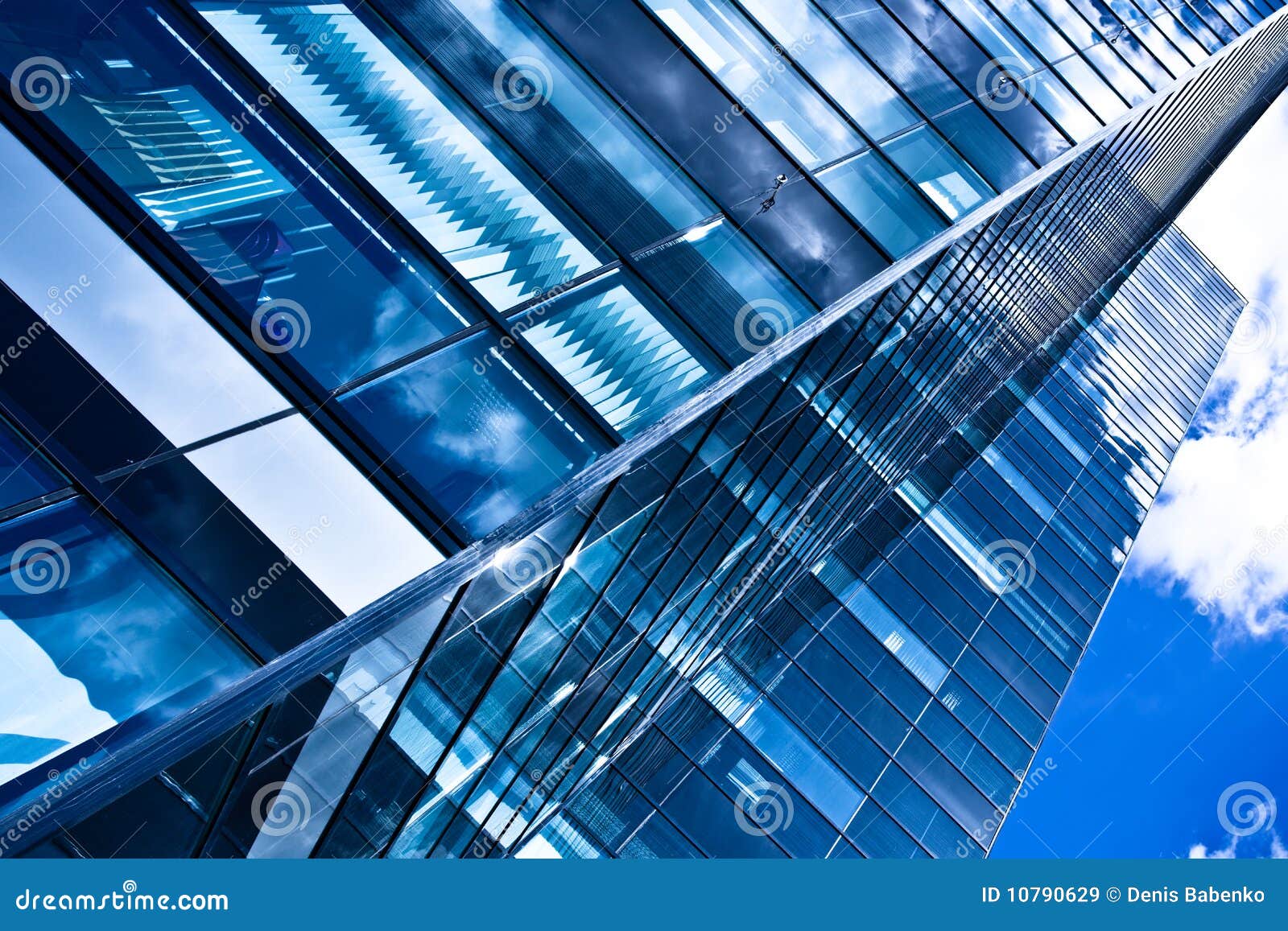 Modern Black Skyscraper Blocks Stock Image - Image of build, exterior ...