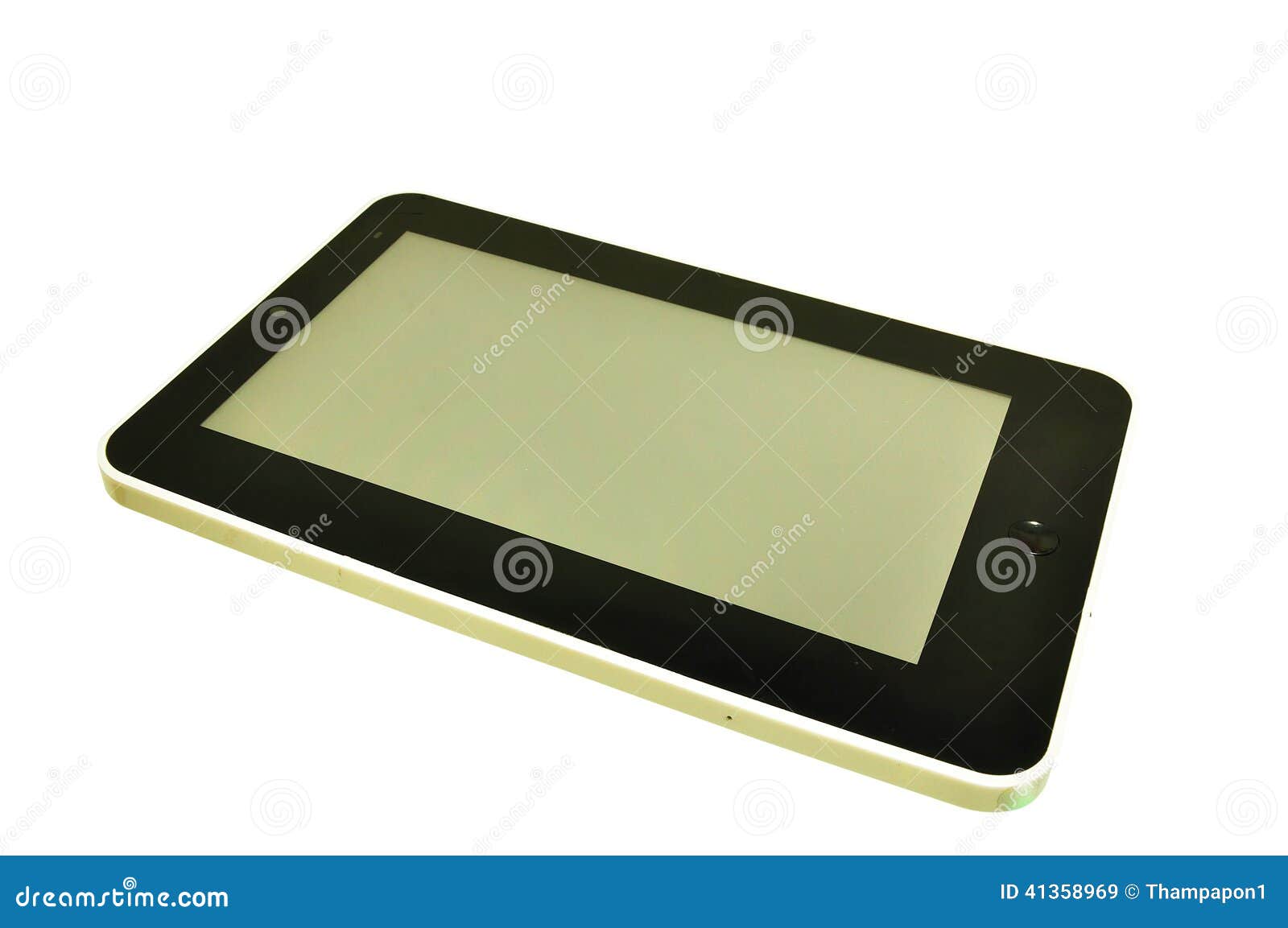 Modern black tablet pc stock image. Image of blank, empty - 41358969
