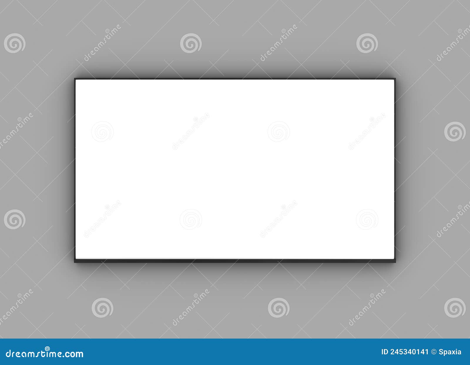 Modern Blank Lcd Panel with Copy Space. TV Led Screen Stock ...