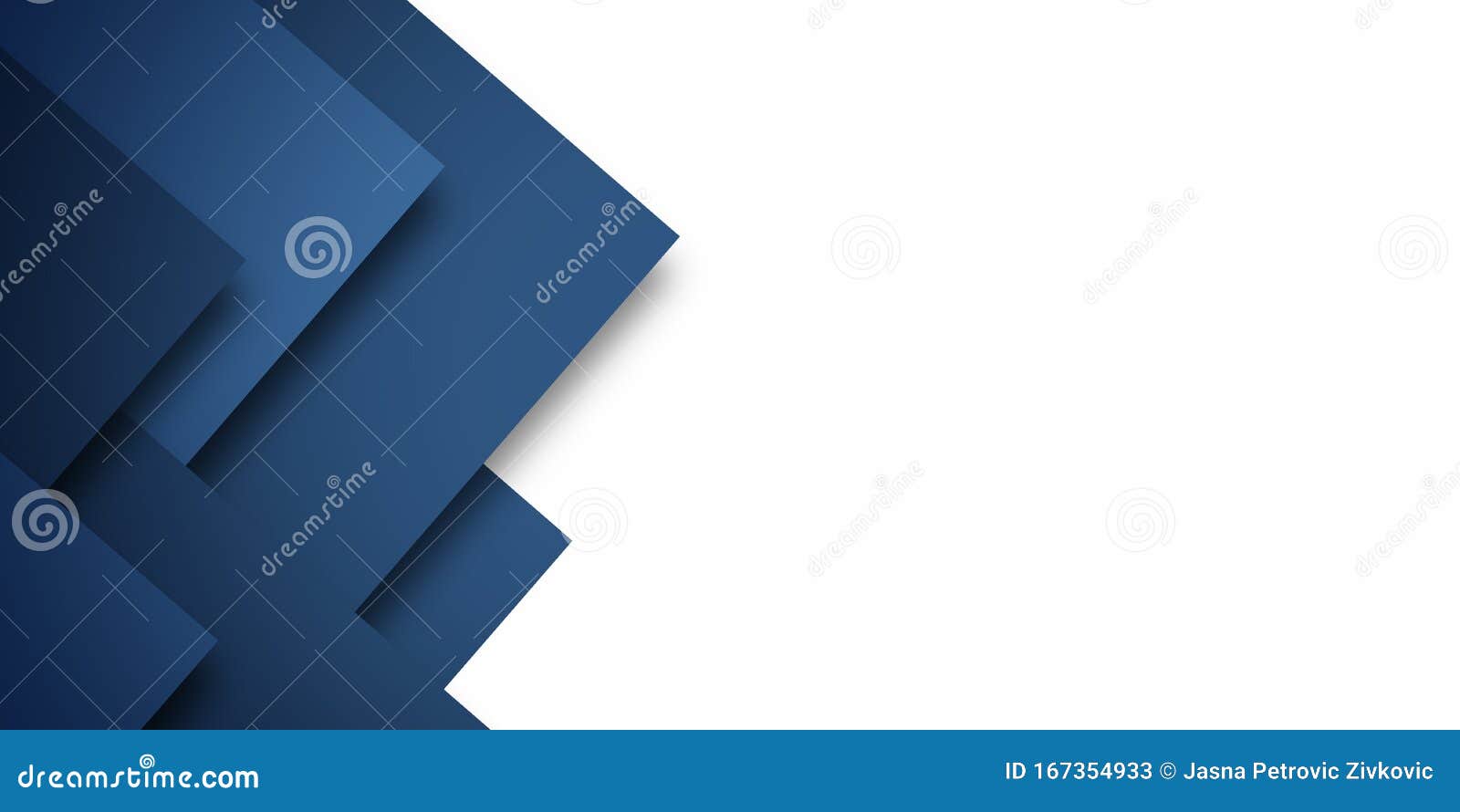 Modern Blue Abstract Background Presentation Design Stock Illustration ...