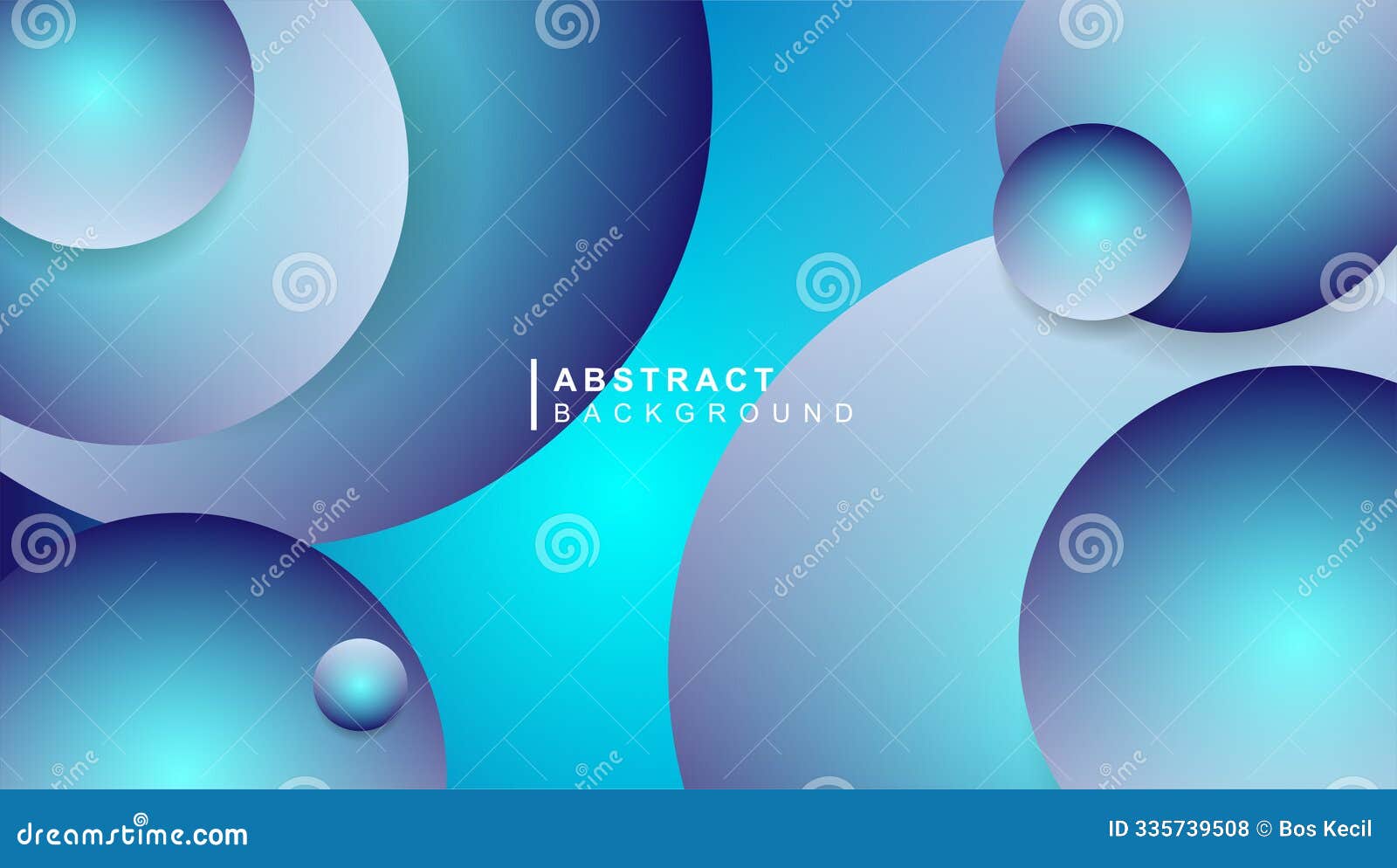 Modern Blue Abstract Background Template Stock Illustration ...