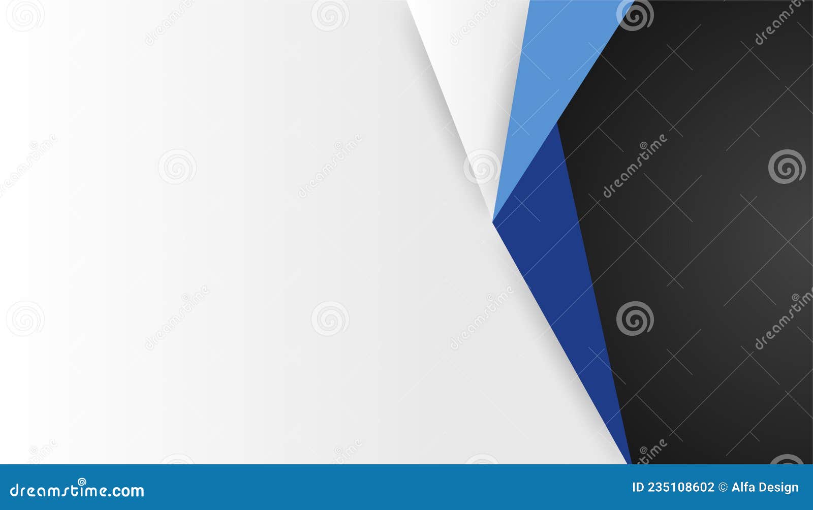 Modern Blue Abstract Business Presentation Background. Vector Abstract ...