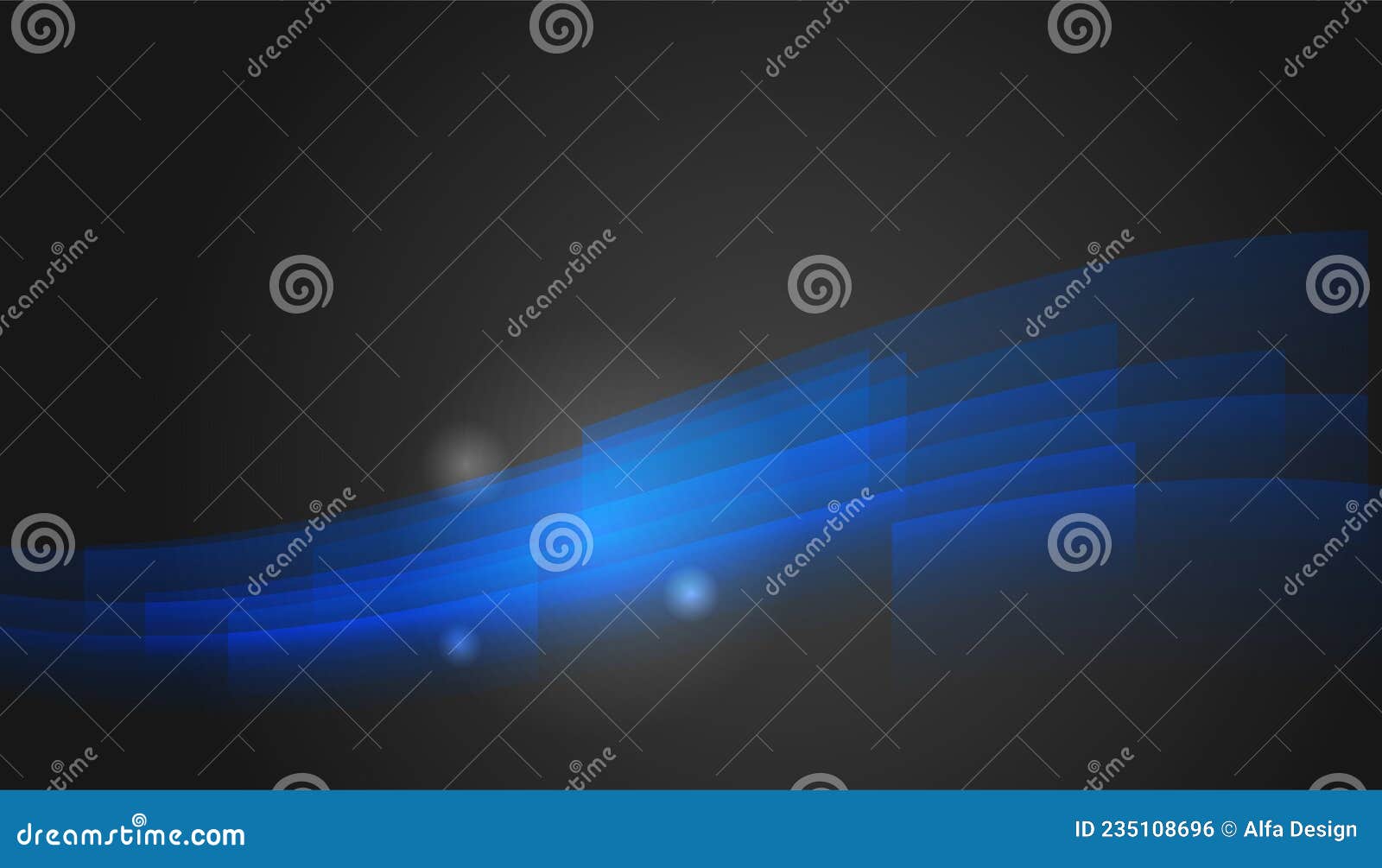 Modern Blue Abstract Business Presentation Background. Vector Abstract ...