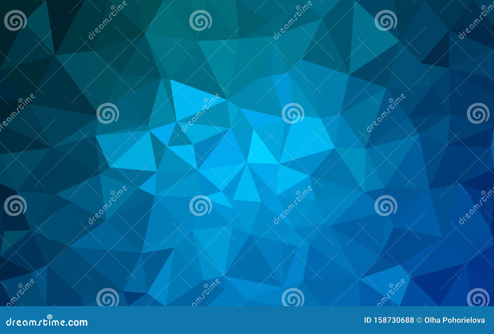Modern Blue Abstract Polygonal Background. Geometric Texture Background ...