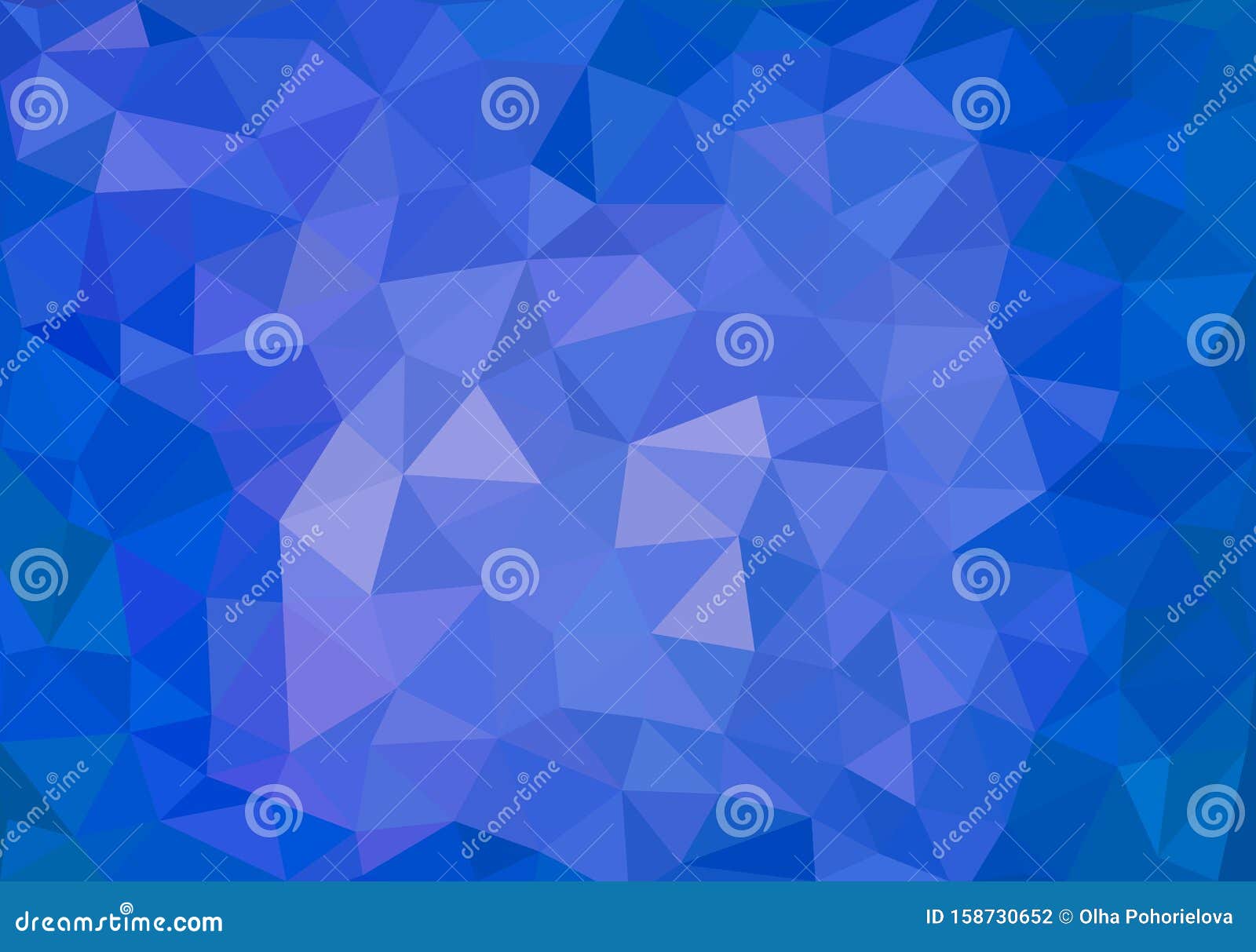 Modern Blue Abstract Polygonal Background. Geometric Texture Background ...
