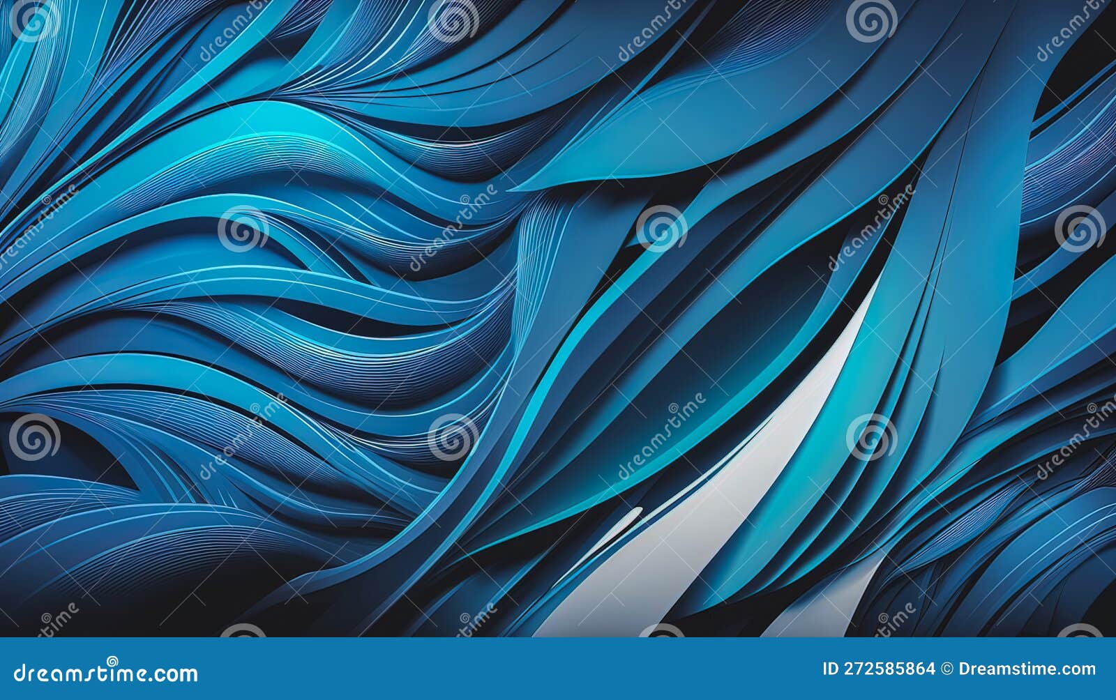 Modern Blue Abstract Web Banner Background Creative. Generative AI ...