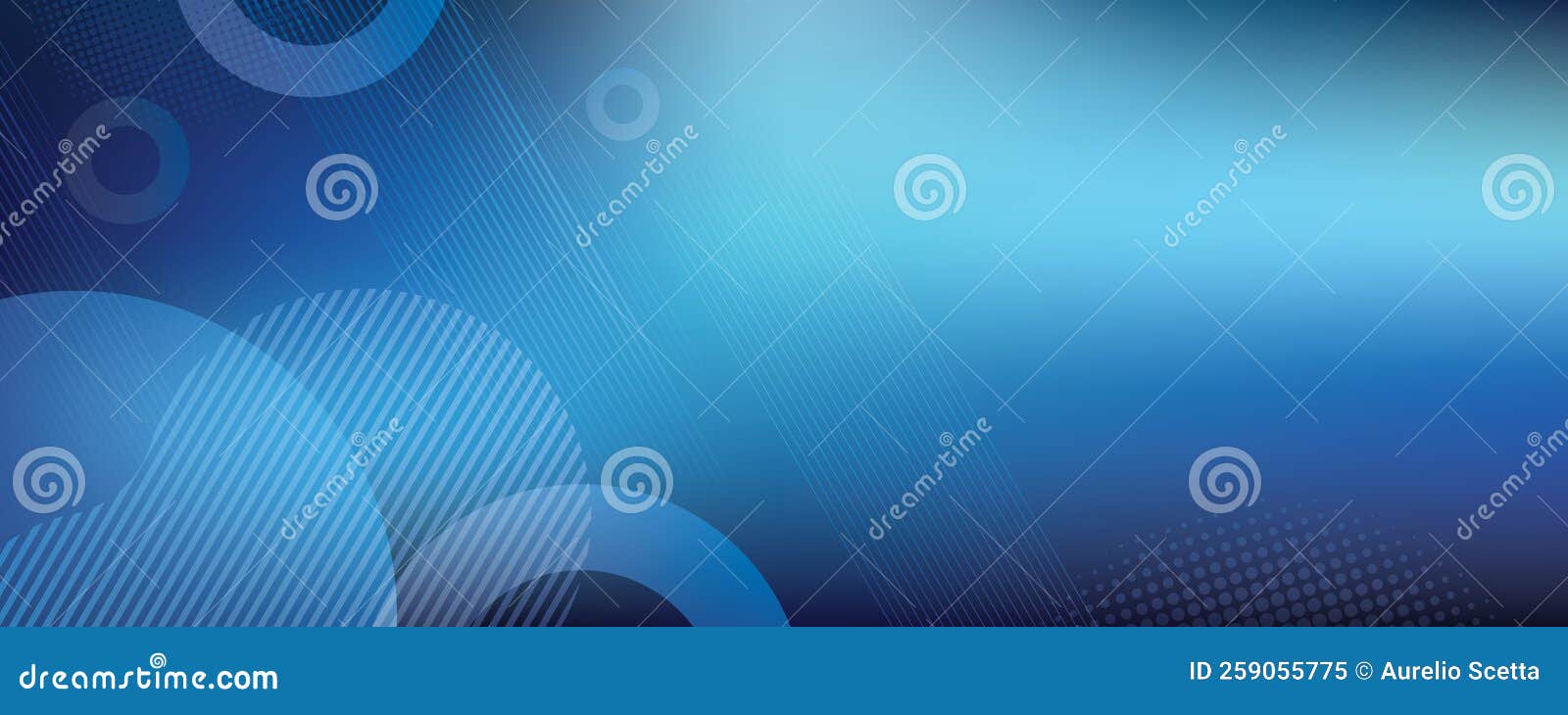 Modern Blue Background with Geometric Shapes Stock Vector ...