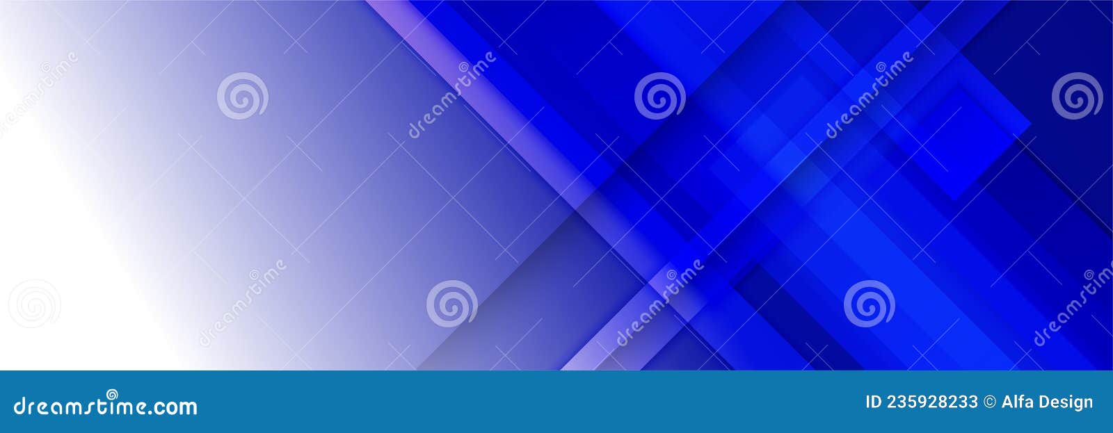 Modern Blue Banner Background. Vector Abstract Graphic Design Banner ...