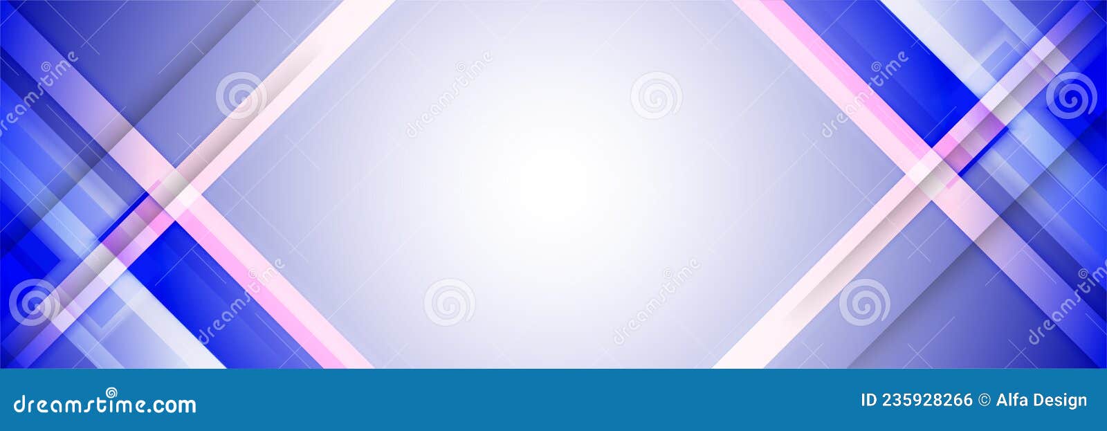 Modern Blue Banner Background. Vector Abstract Graphic Design Banner ...