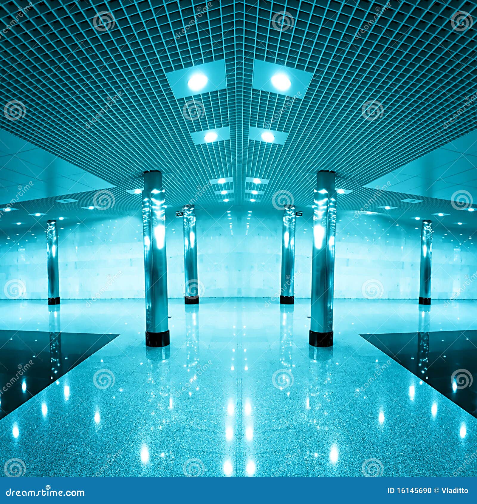 Modern blue business hall stock photo. Image of limpid - 16145690