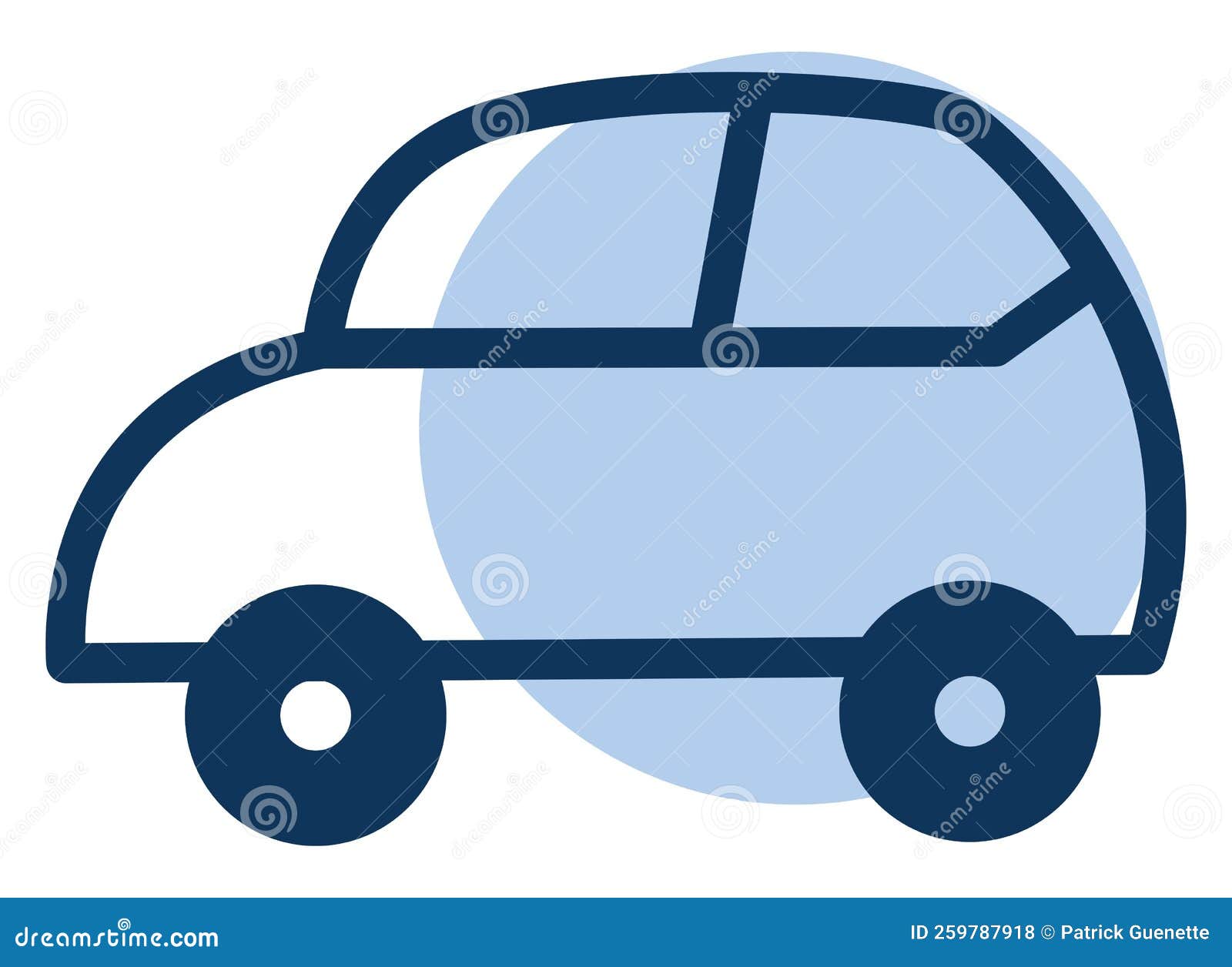 Modern blue car, icon icon stock vector. Illustration of vehicle ...