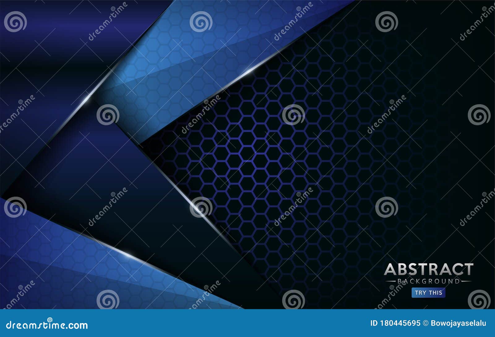 Modern Blue 3D Textured Style Background Design. Modern Abstract Vector ...