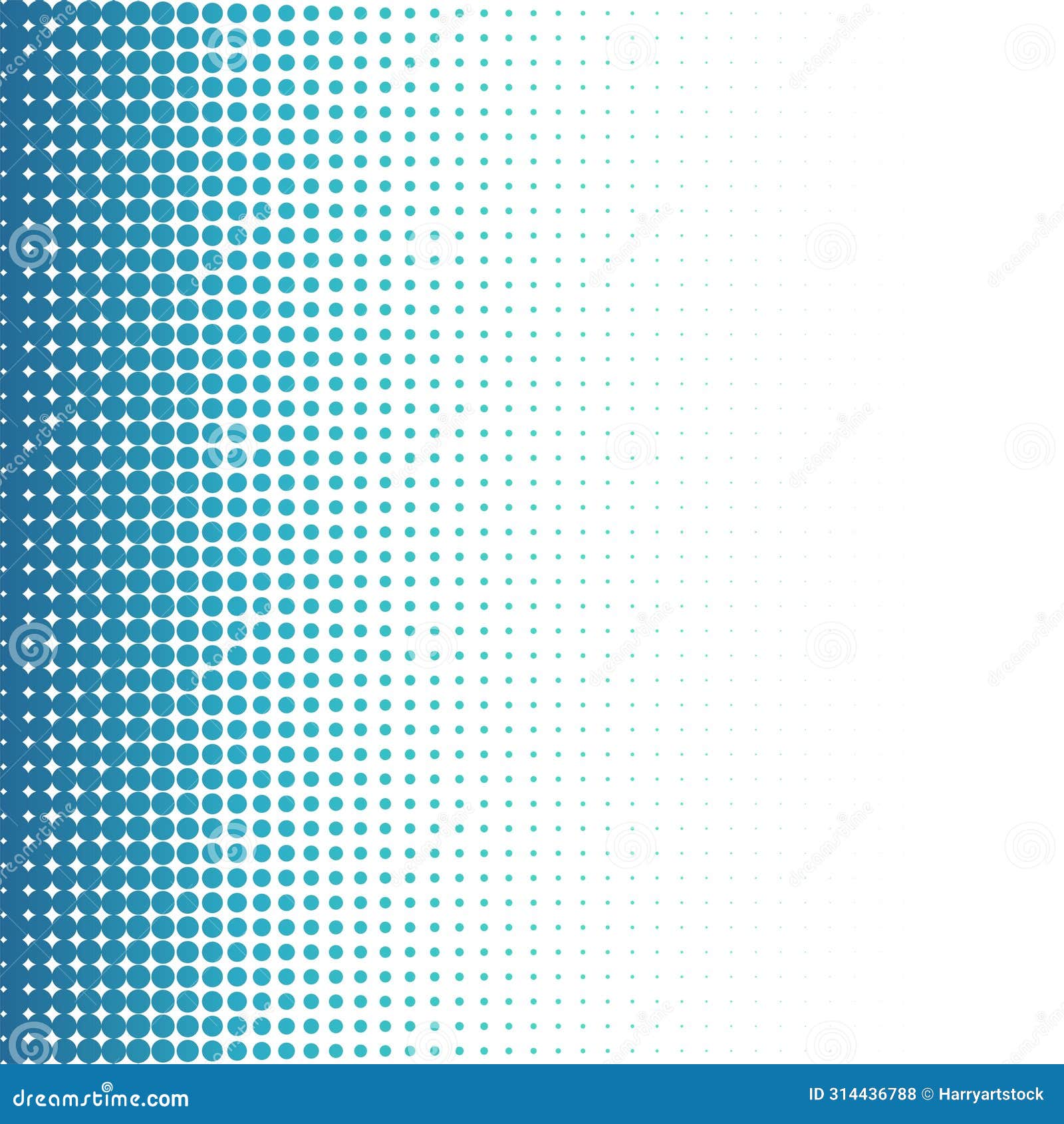 Modern Blue Dotted Background Stock Vector - Illustration of halftone ...