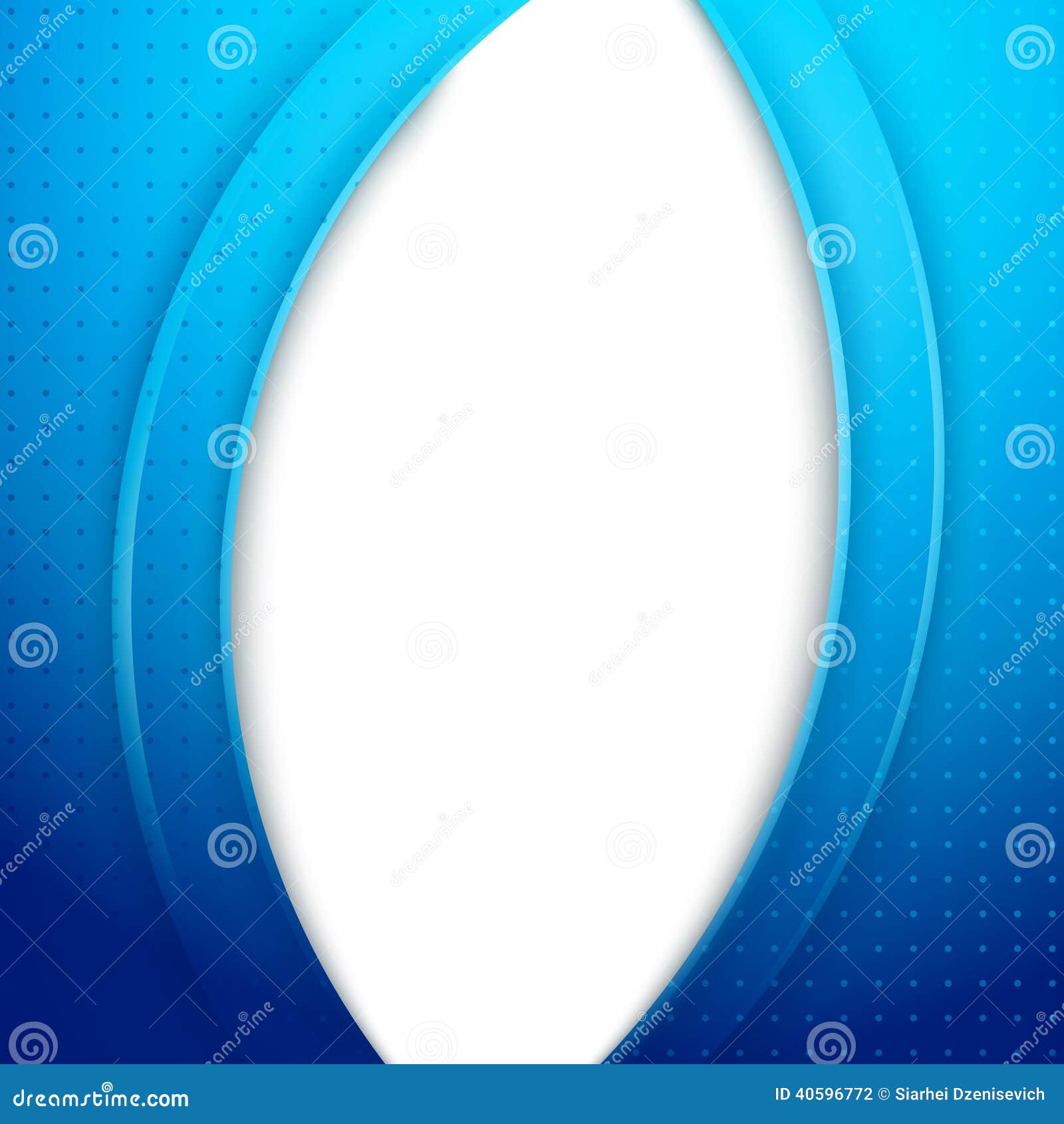 Modern Blue Folder Background Template - Waves Stock Vector ...