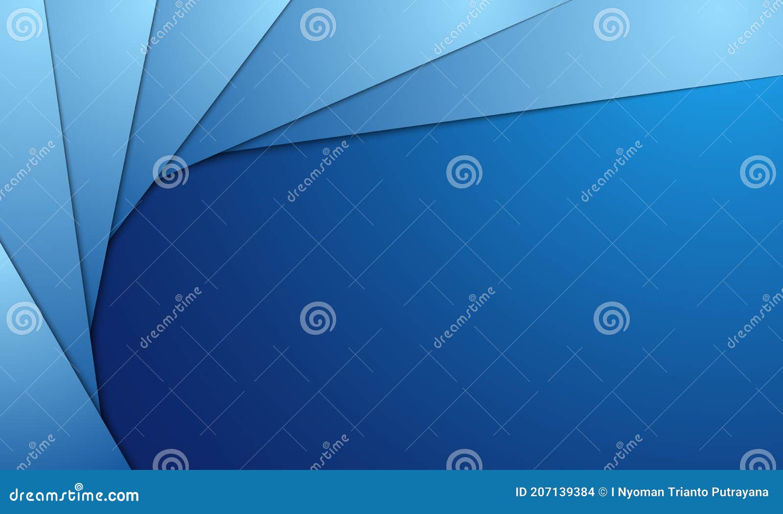 Modern Blue Geometric Shape Background Stock Vector - Illustration of ...