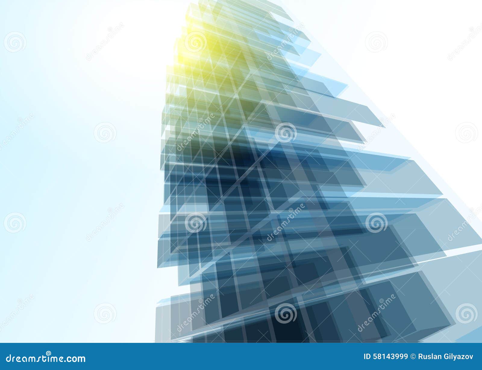 Glass Wall Template Partition Showcase Window Cartoon Vector ...