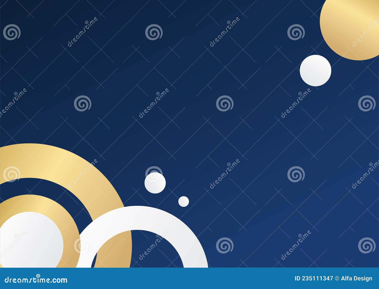Modern Blue and Gold Abstract Background. Vector Abstract Graphic ...