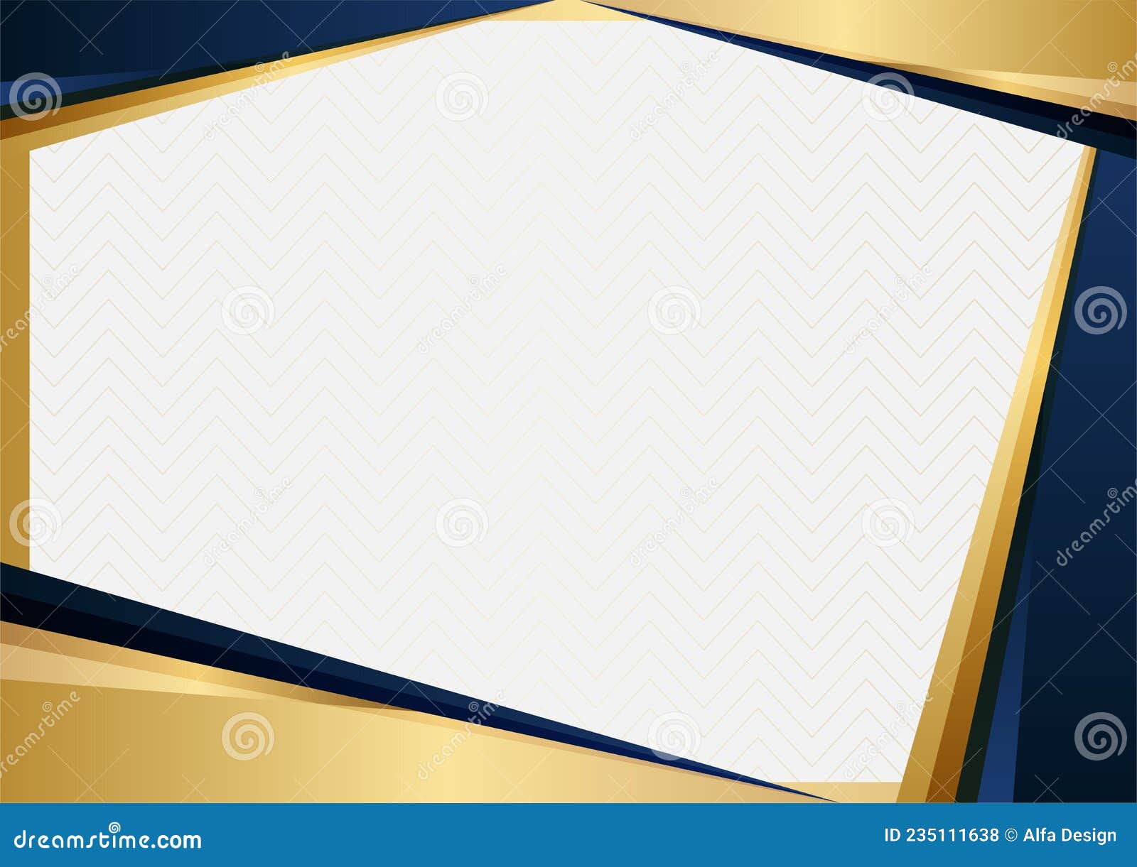 Modern Blue and Gold Abstract Background. Vector Abstract Graphic ...