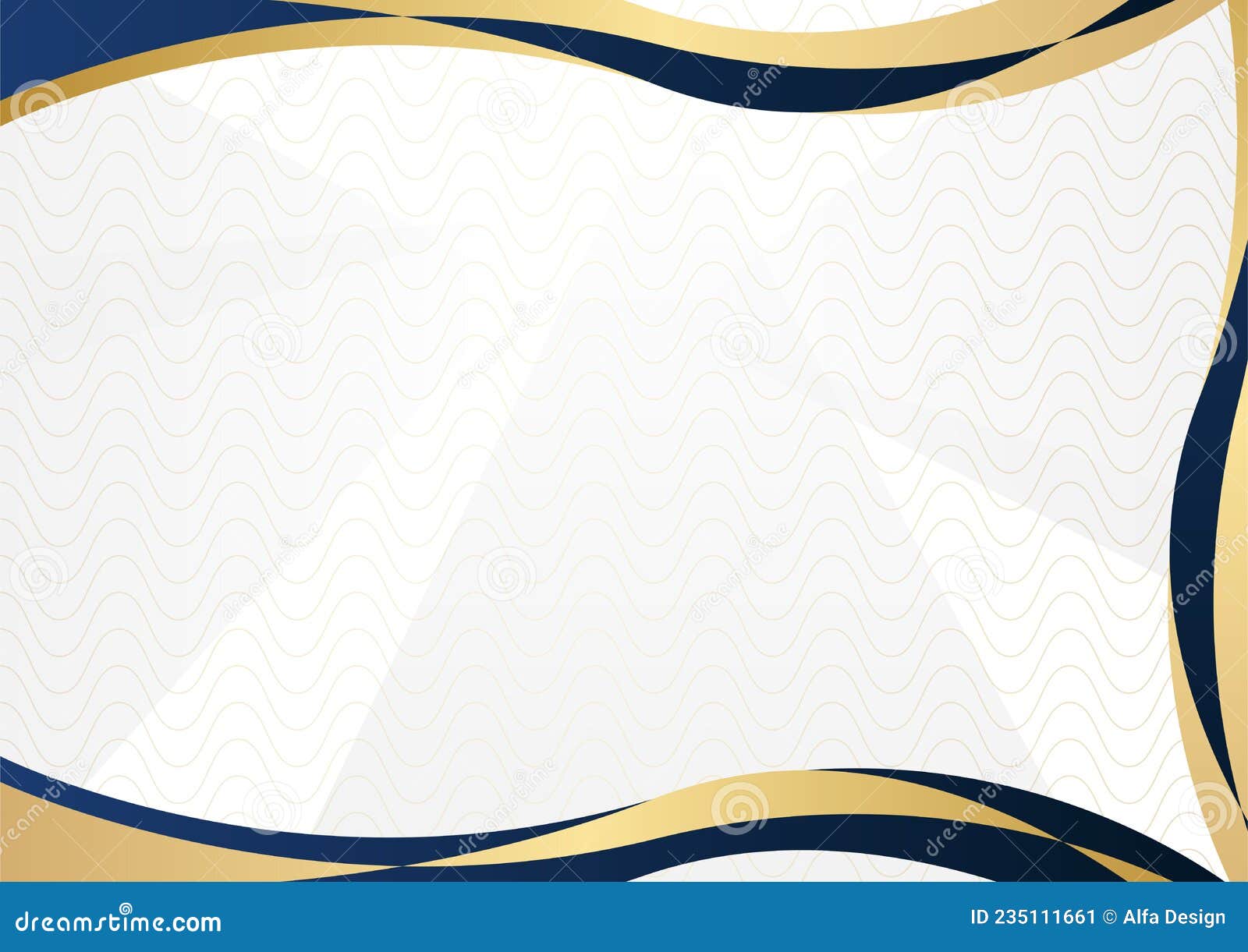 Modern Blue and Gold Abstract Background. Vector Abstract Graphic ...