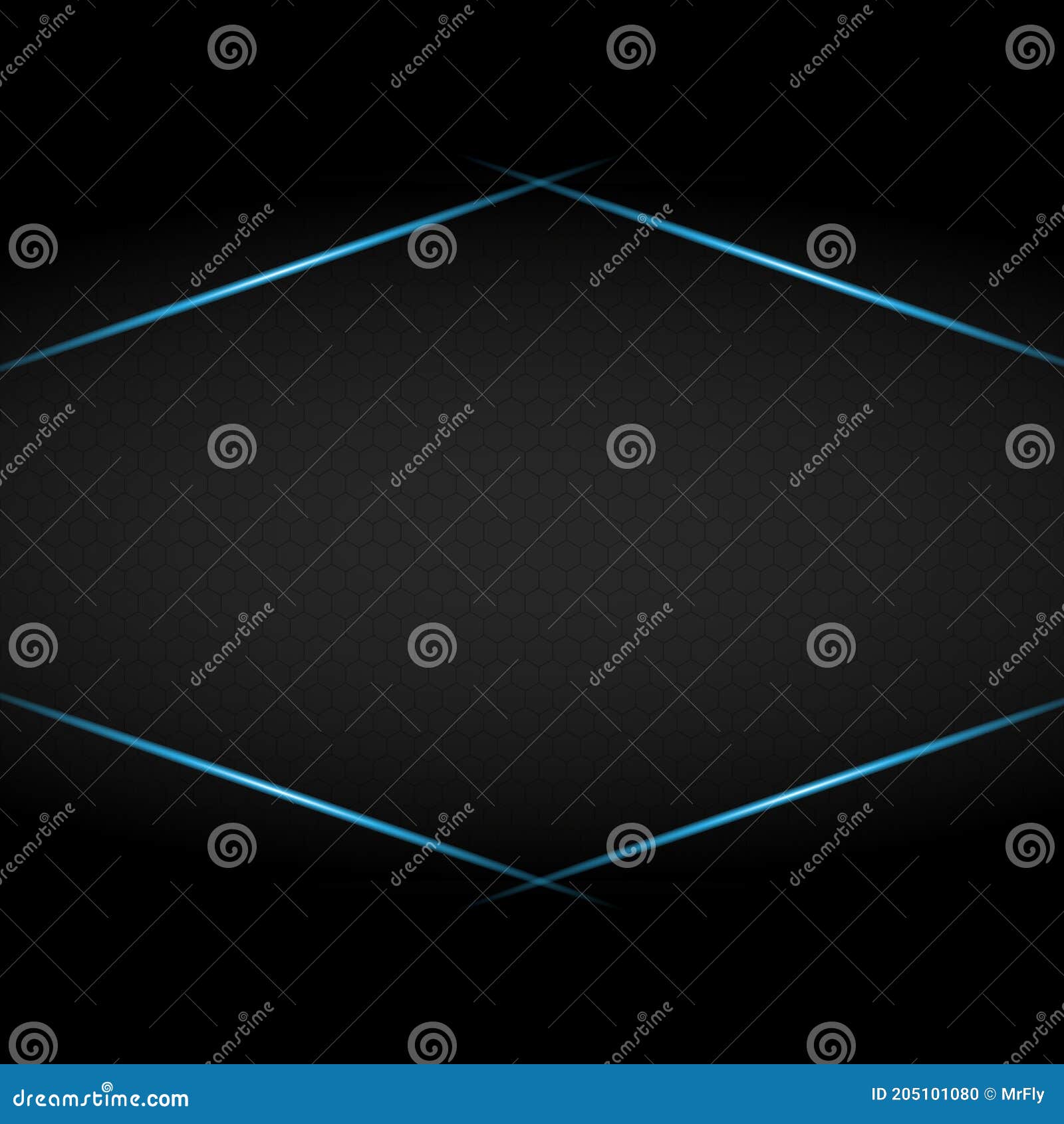 Modern Blue Laser Light Beam Background, Vector Illustration Stock ...