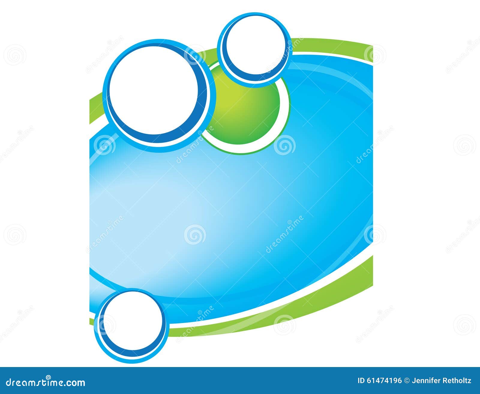 Modern Blue Letterhead Background Brochure Template Stock Photography ...