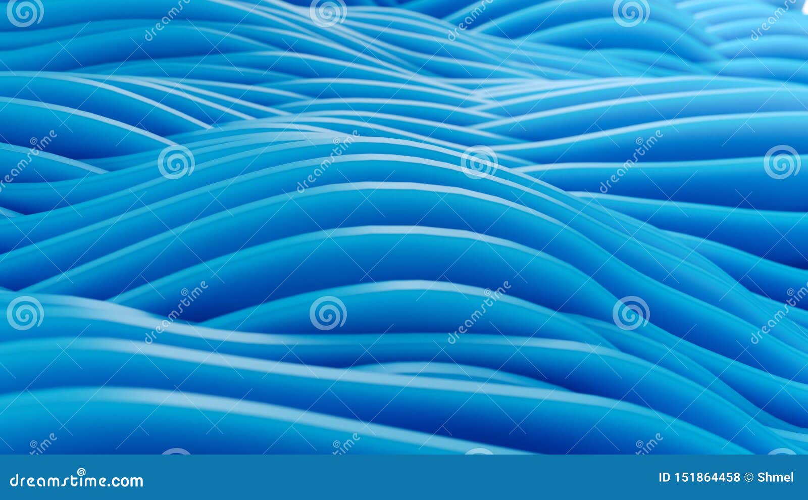 Modern Blue Line Art Cover Design with Wave Background for Concept ...