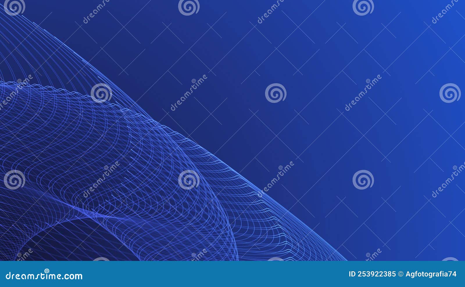 Modern Blue Line Curve Pattern, Background for Template, Banner and ...