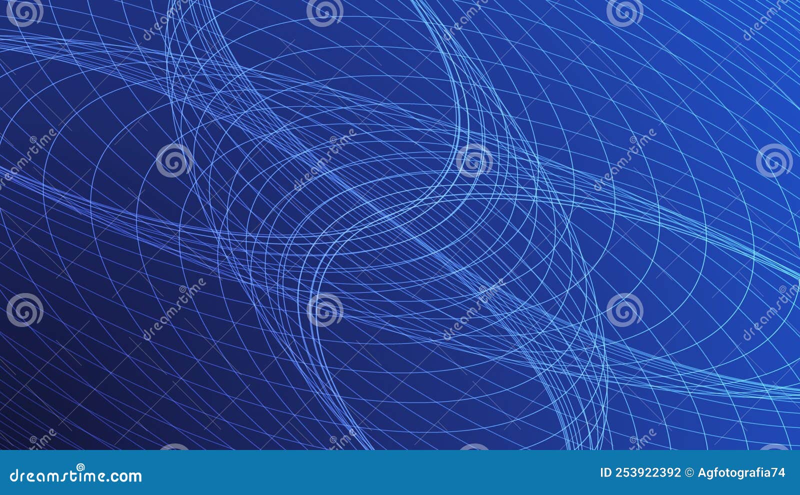 Modern Blue Line Curve Pattern, Background for Template, Banner and ...