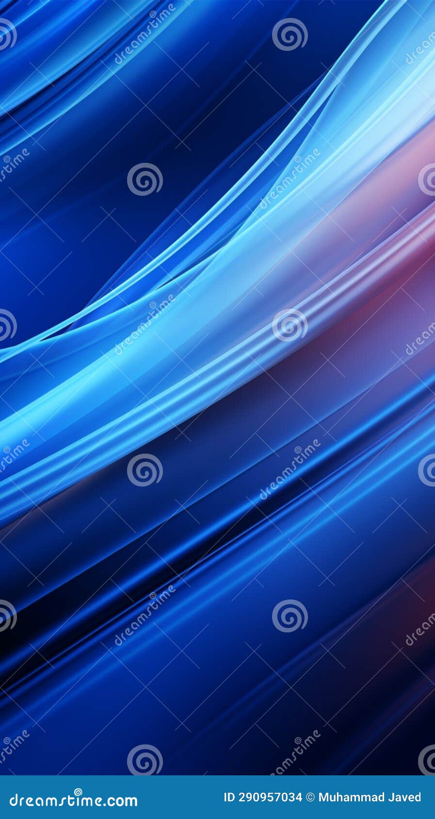 Modern Blue Lines with Gradient Background for Tech Presentations Stock ...