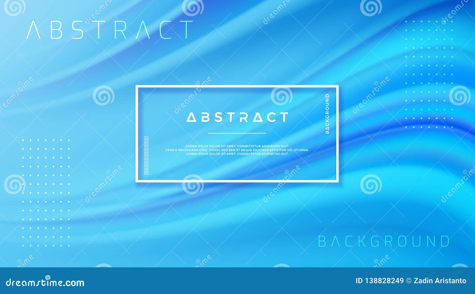 Modern Blue Liquid Wave Background. Dynamic Abstract Blue Texture ...