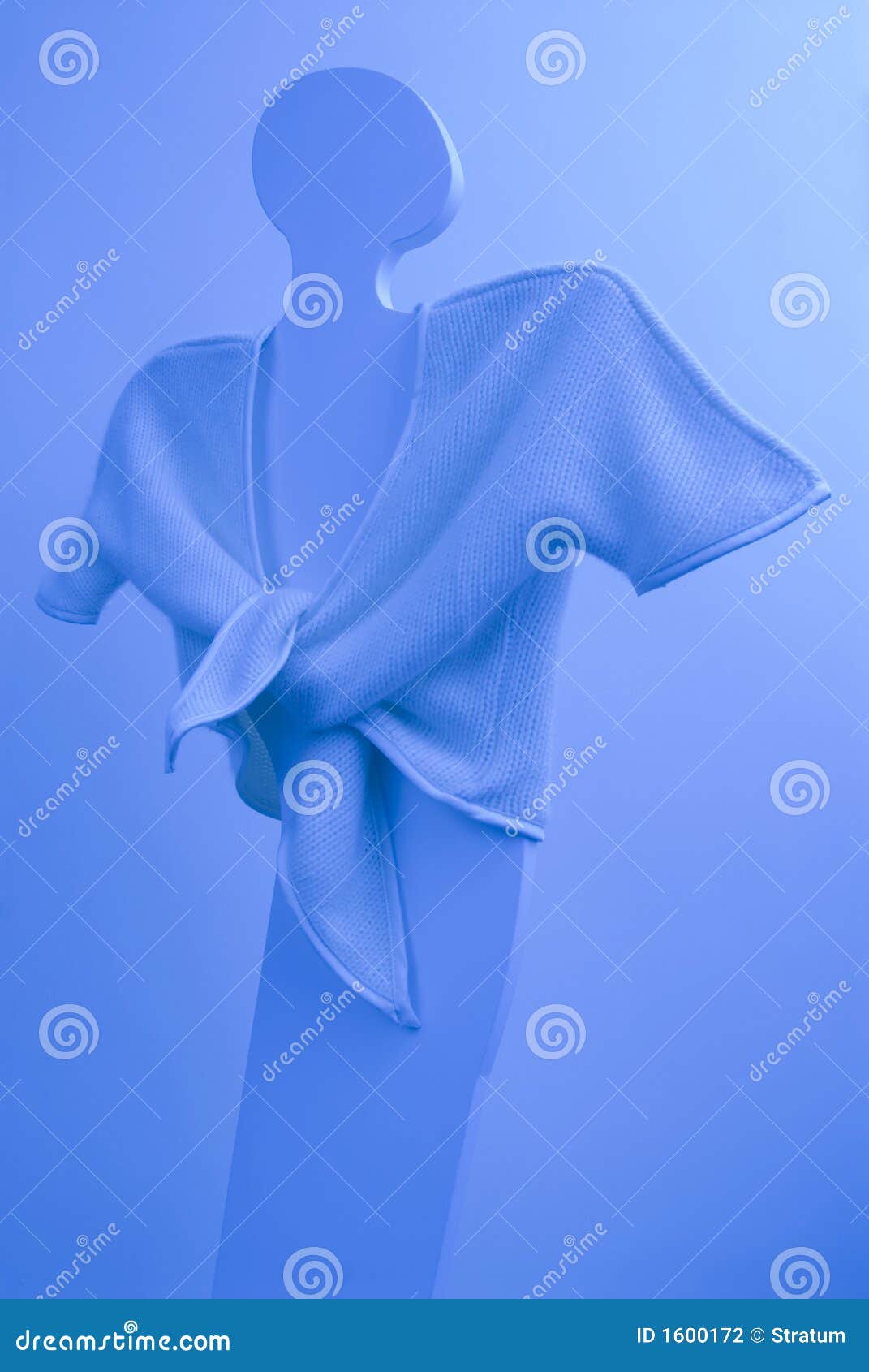 Modern blue mannequin. stock photo. Image of tailored - 1600172