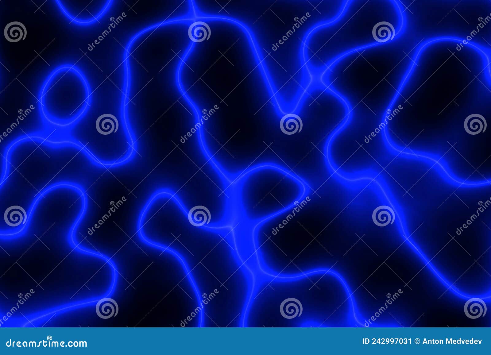 Modern Blue Neon Electric Computer Graphics Background or Texture ...