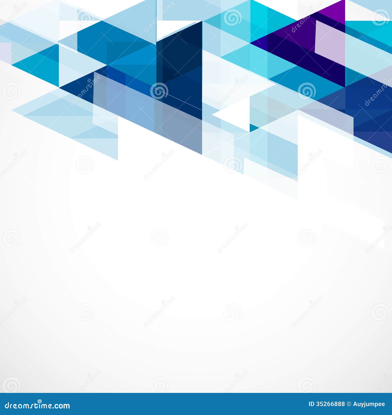 Blue Polygon Vector Brochure Leaflet Flyer Template Design, Book Cover ...