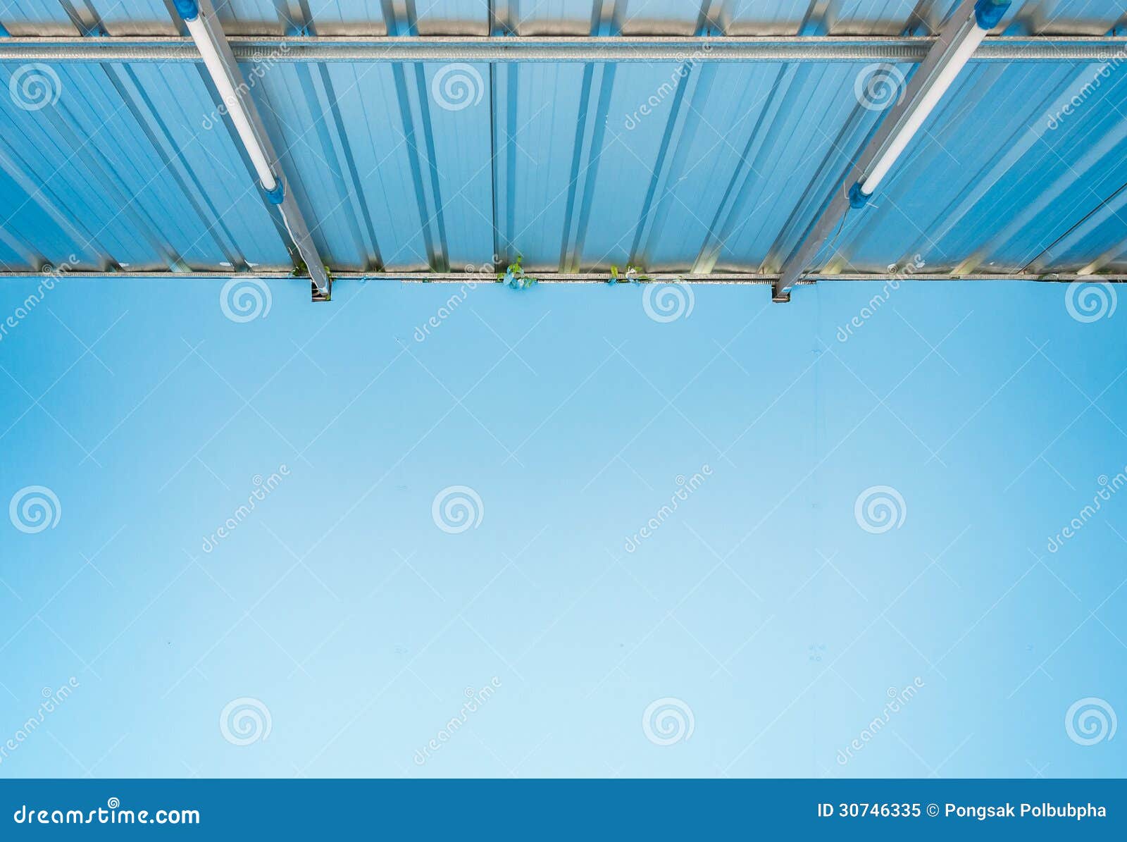 Modern blue room stock image. Image of ceiling, business - 30746335