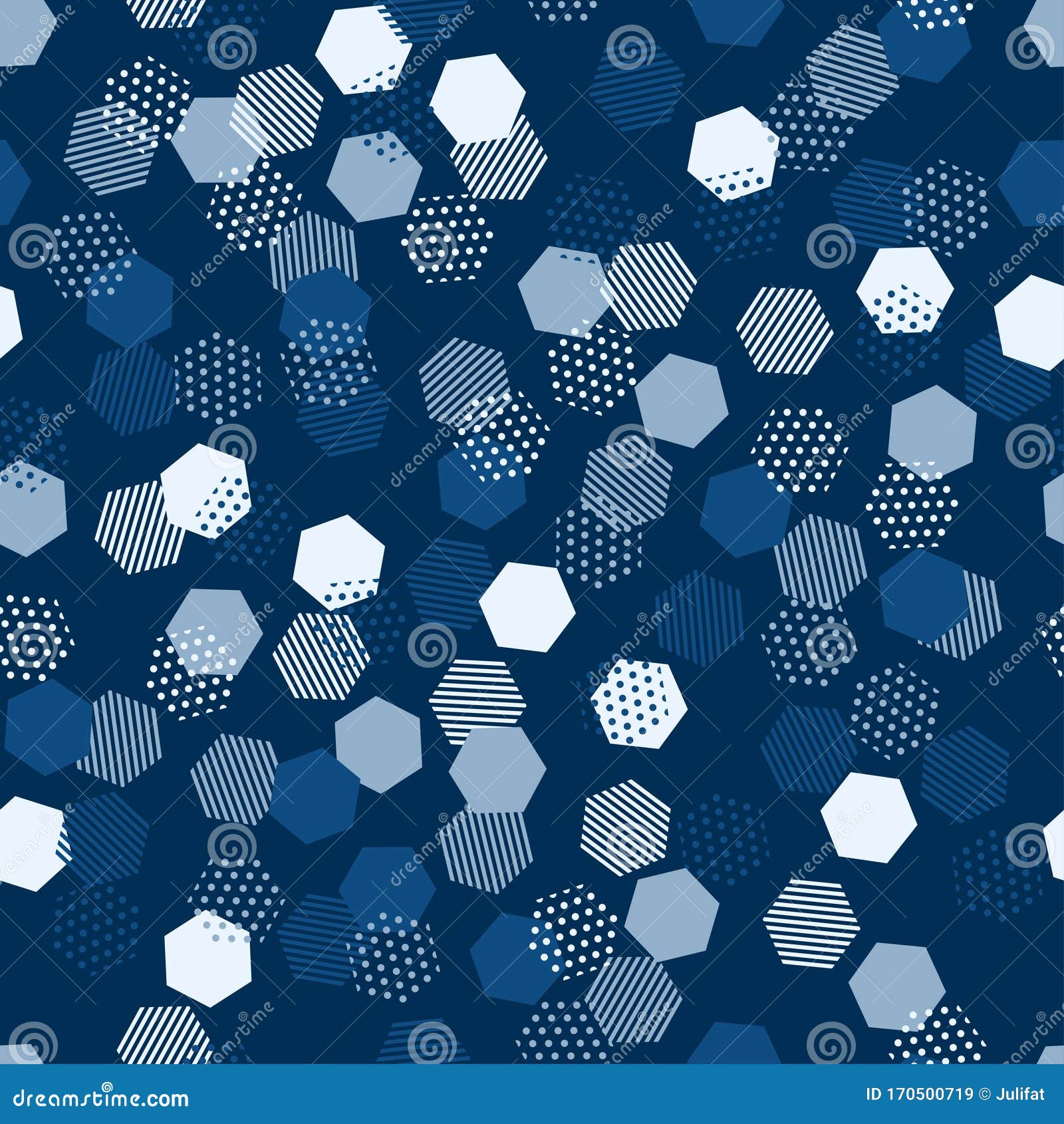 Modern Blue Seamless Pattern with Blue Abstract Background for Classic ...