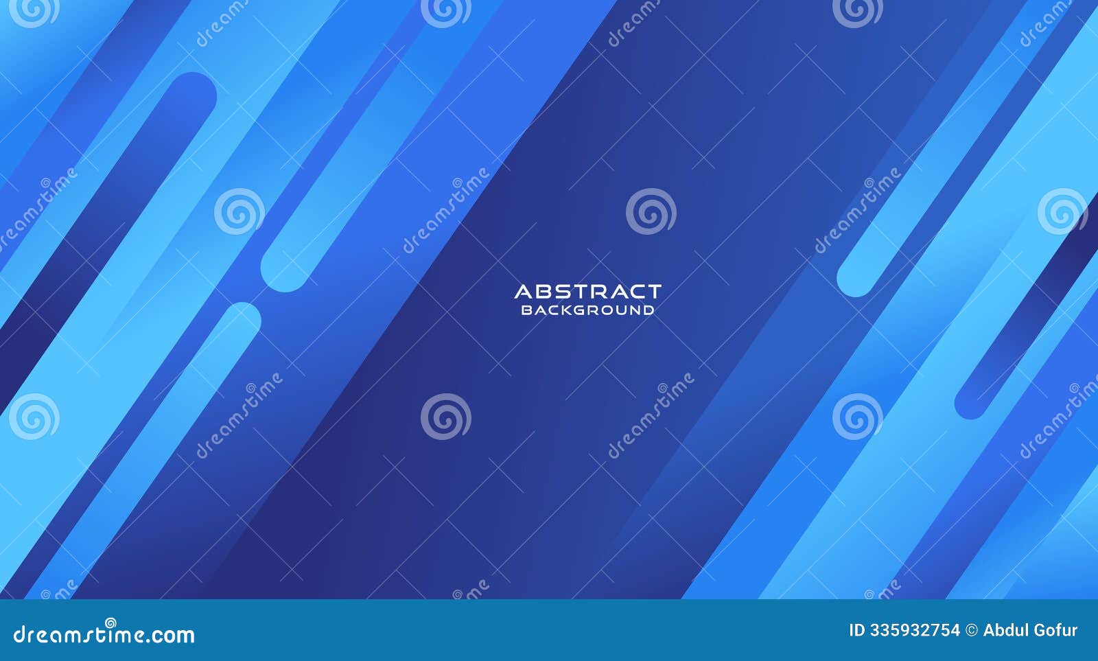 Modern Blue Shape Background Stock Illustration - Illustration of ...