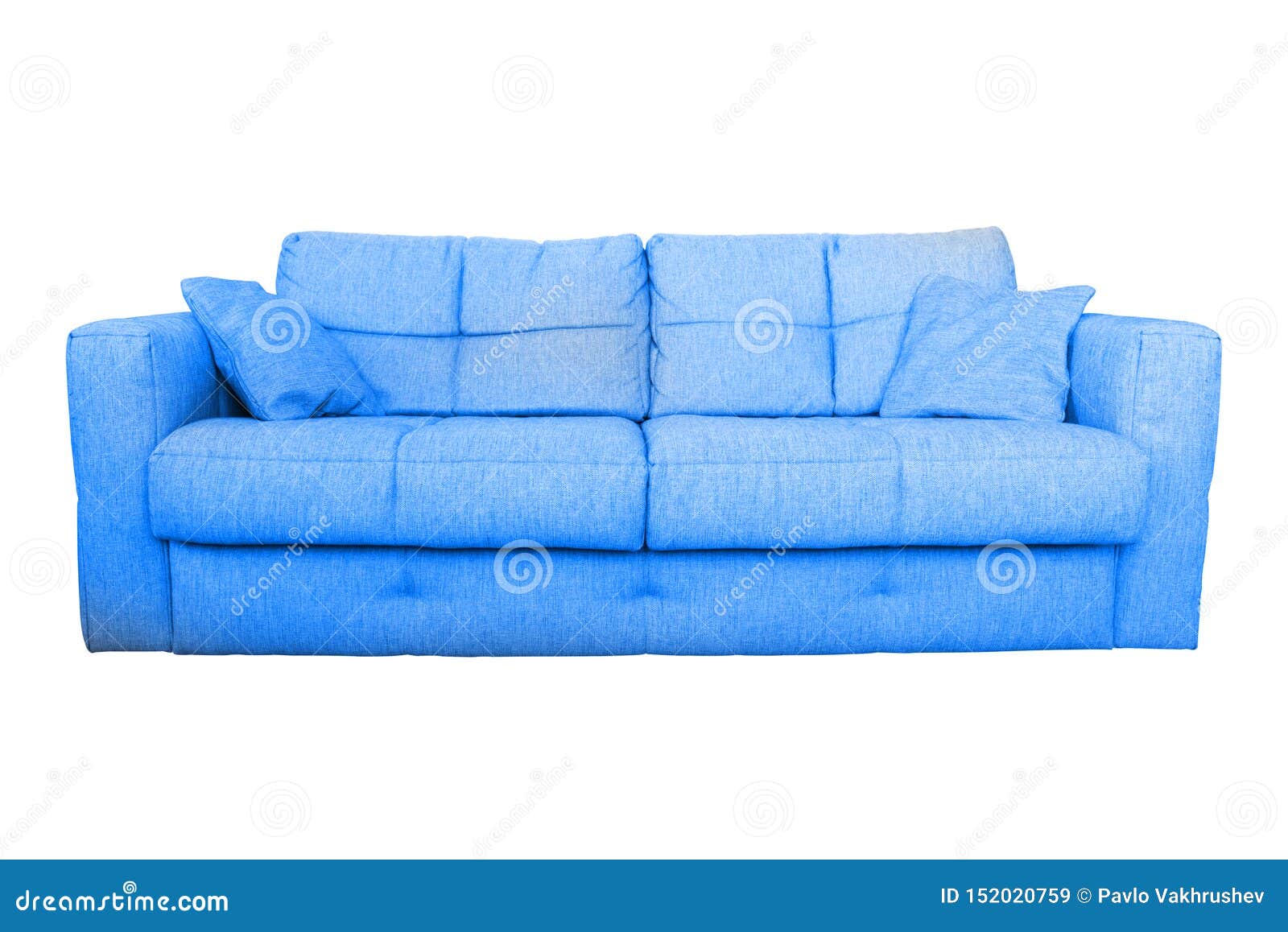 Modern Blue Sofa or Couch Furniture Stock Image - Image of lounge ...