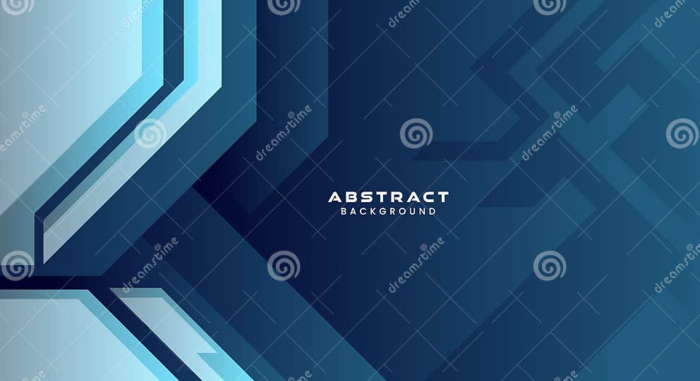 Modern Blue Tech Background Stock Vector - Illustration of modern ...