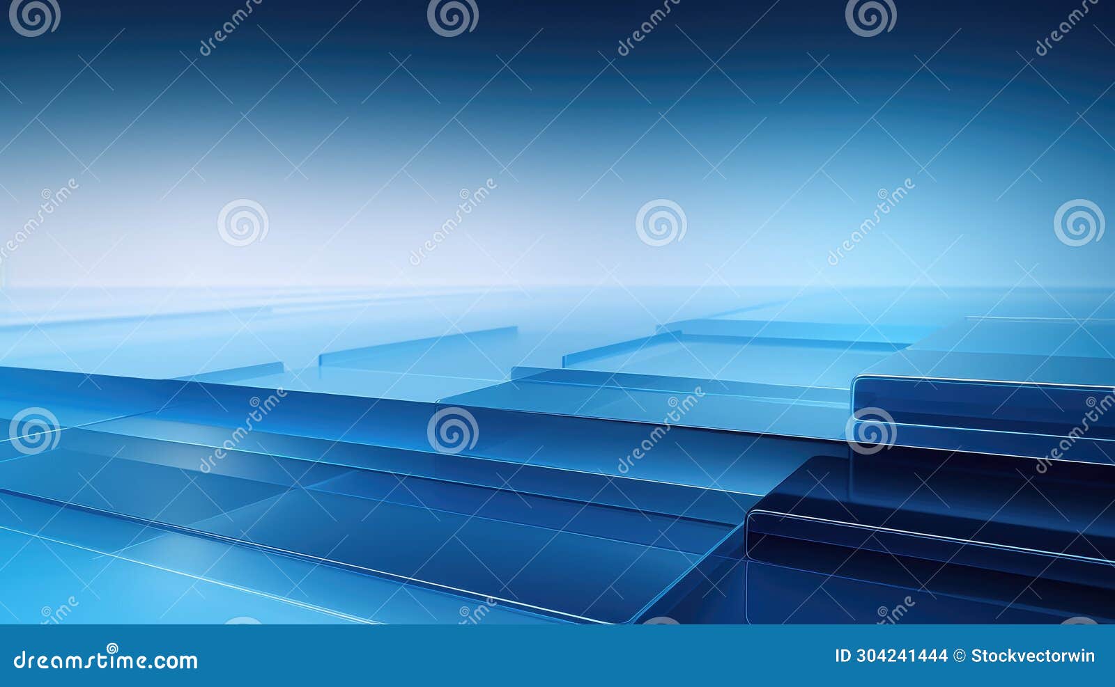 Modern Blue Technology Background Stock Illustration - Illustration of ...