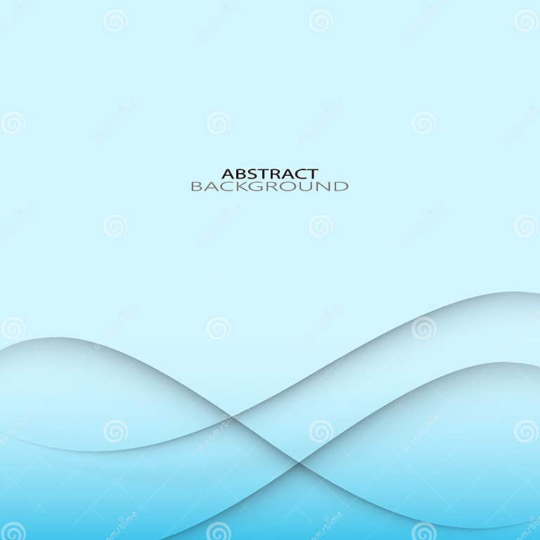 Modern Blue Vector Abstract Wavy Shadow Background. Design Element for ...