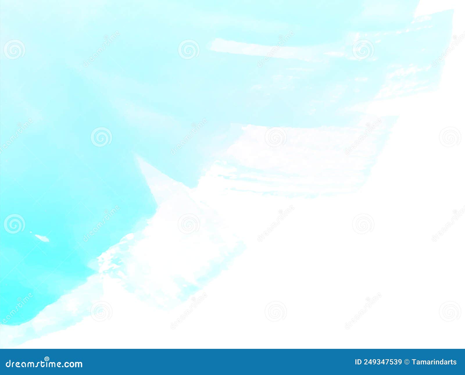 Modern Blue Watercolor Texture Design Background Stock Vector ...