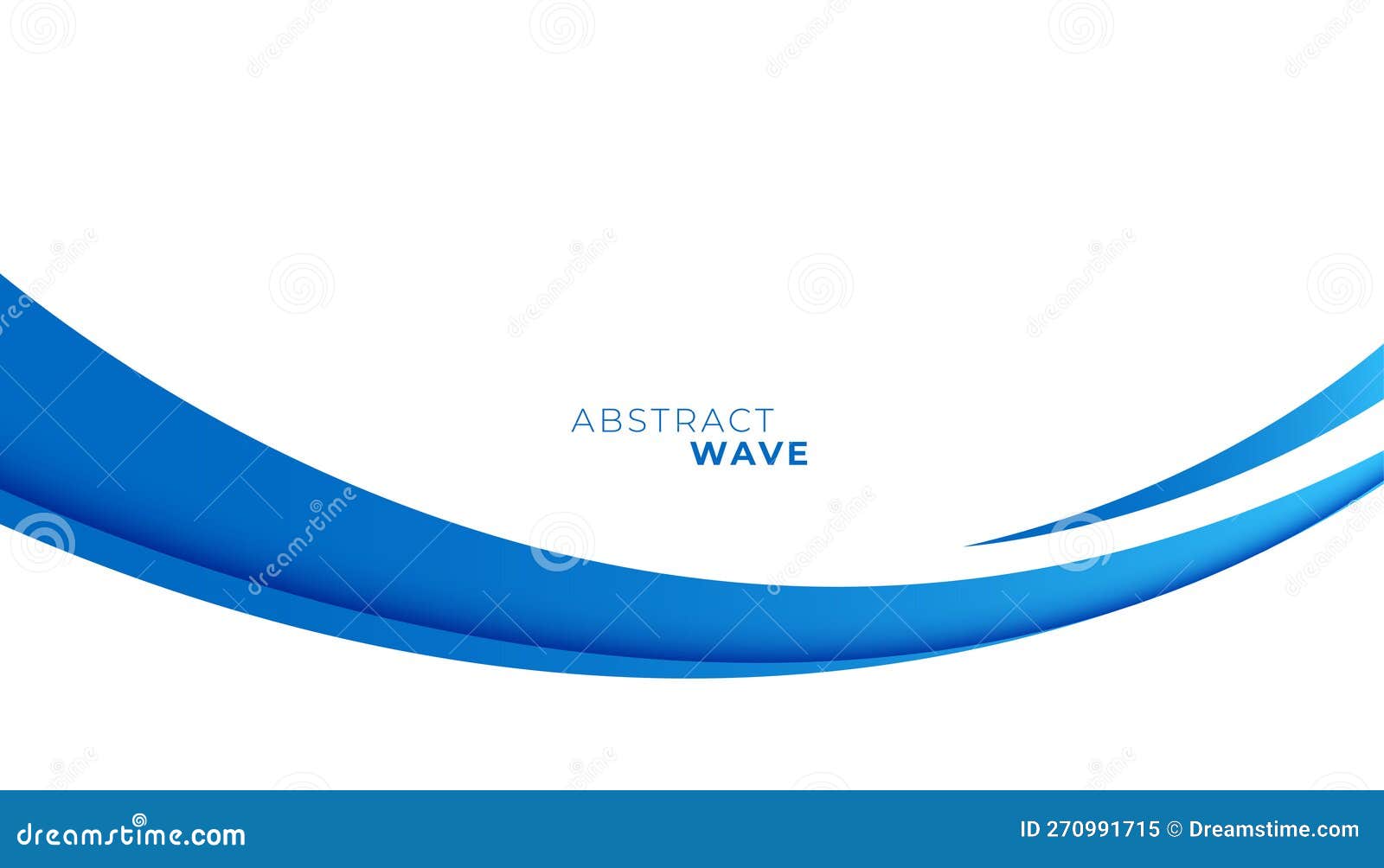 Modern Blue Wave Design for Advertising Abstract Background Stock ...
