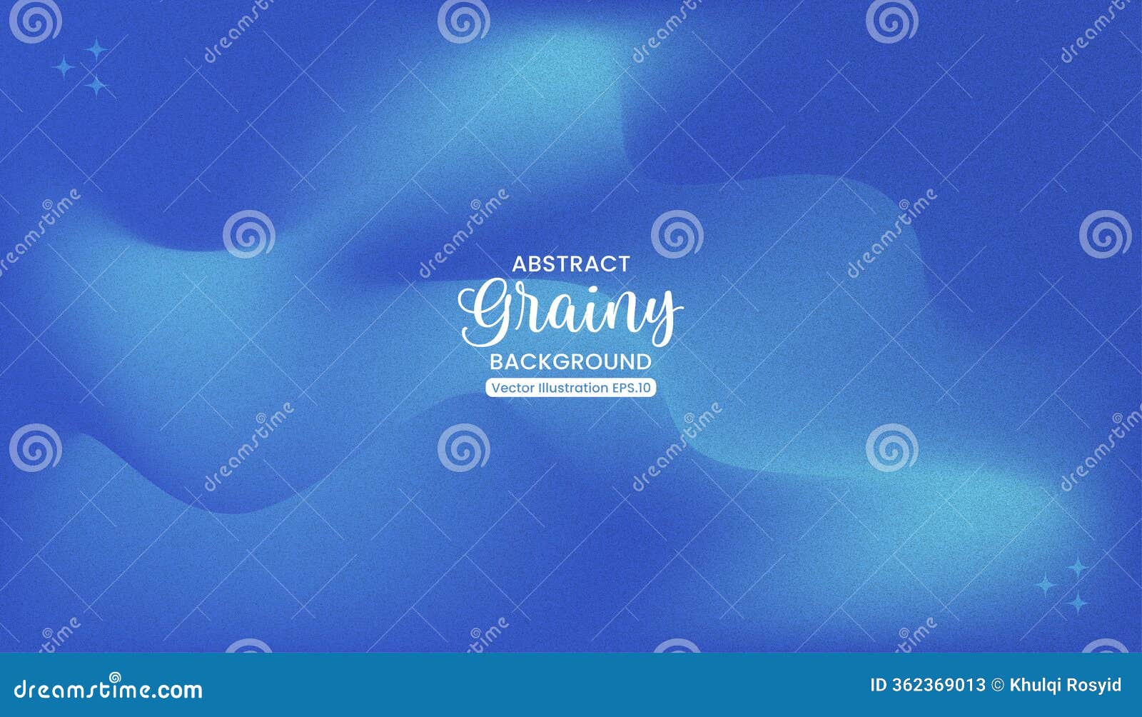 Modern Blue Wave Gradient Grainy Texture Background.Vector Illustration ...