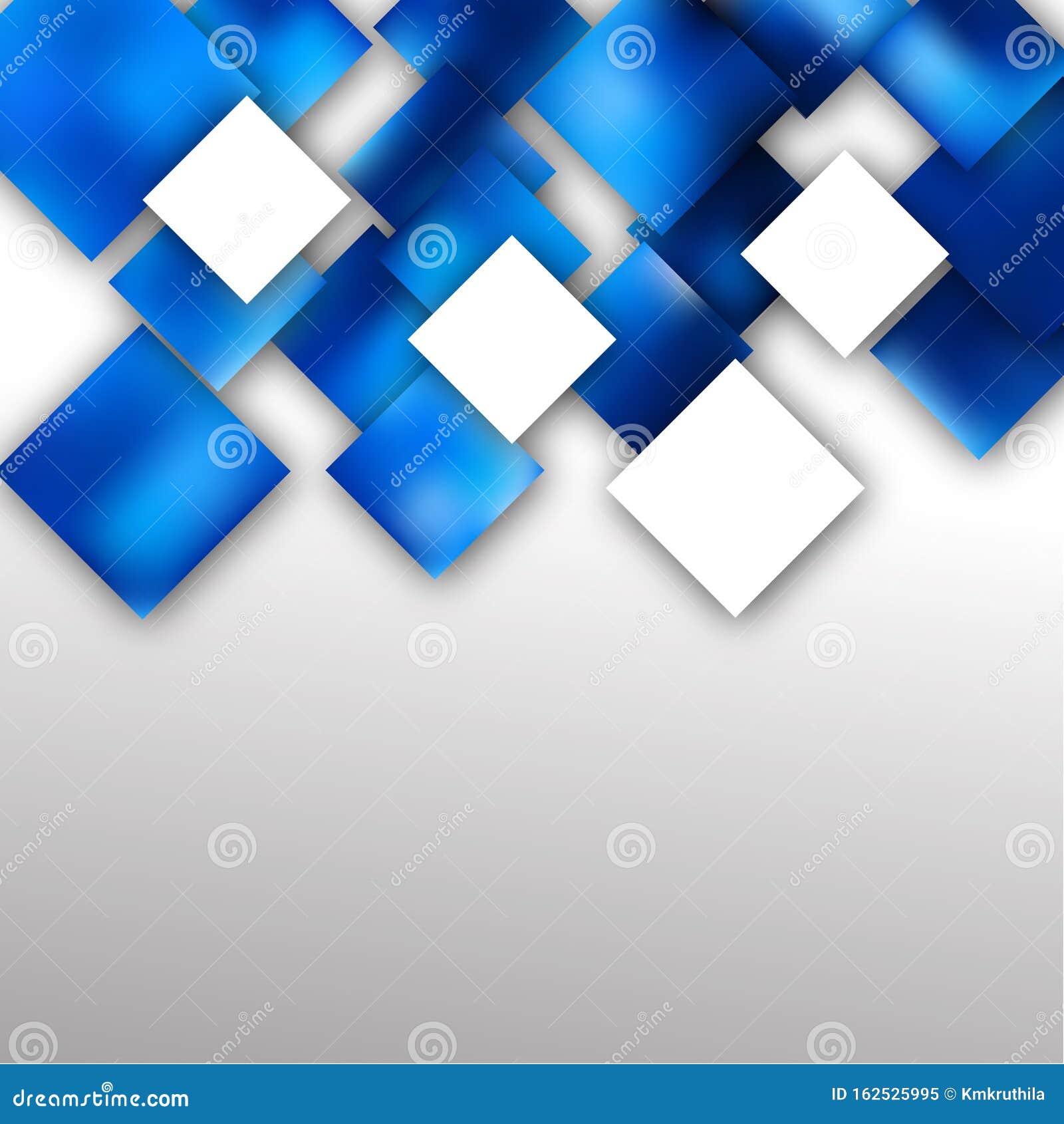 Modern Blue and White Square Background Stock Vector - Illustration of ...